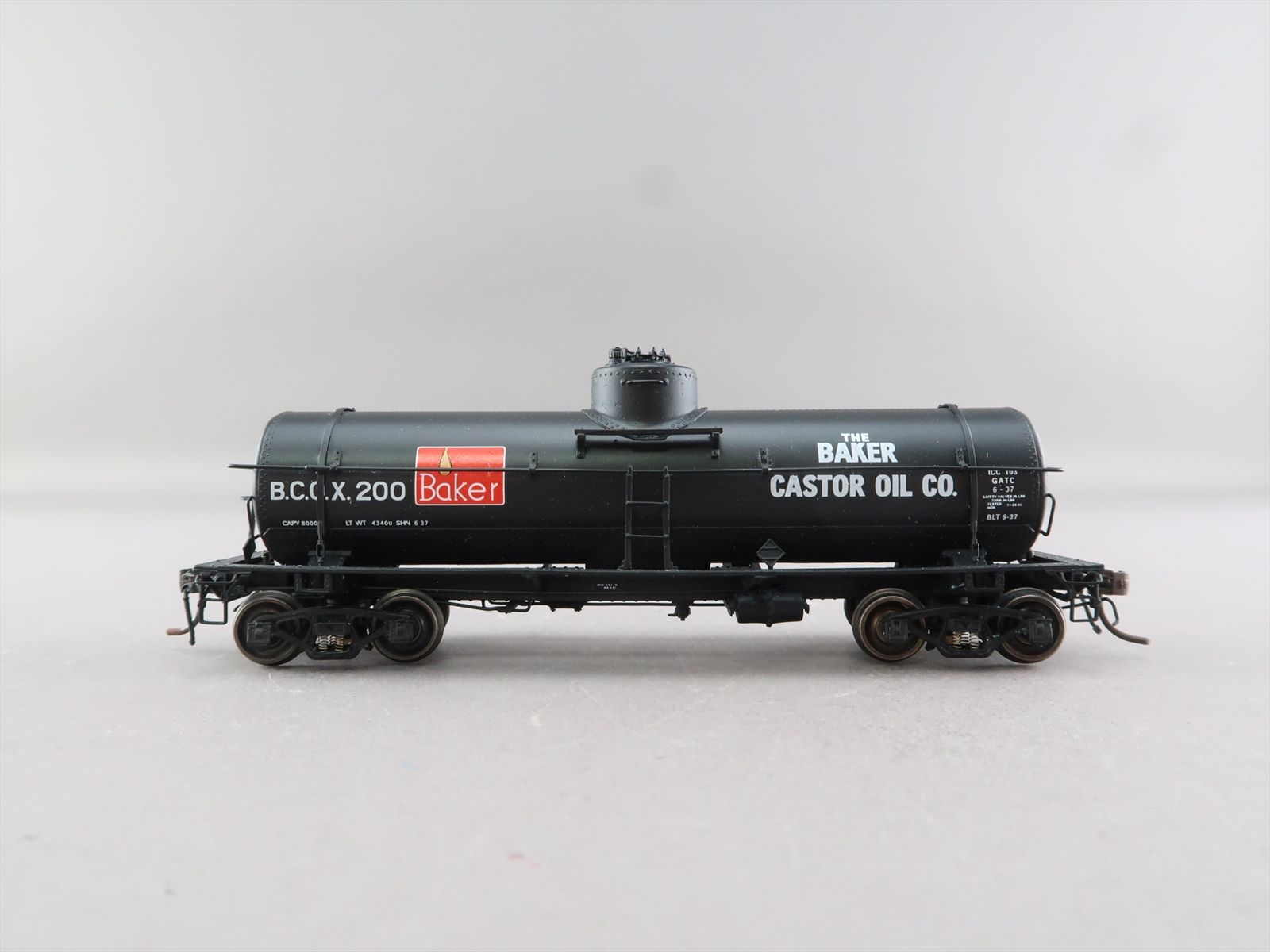 HO Brass Model - WAD Drake WAD-1009 GATC Baker Castor Oil 8,000 Gallon ...