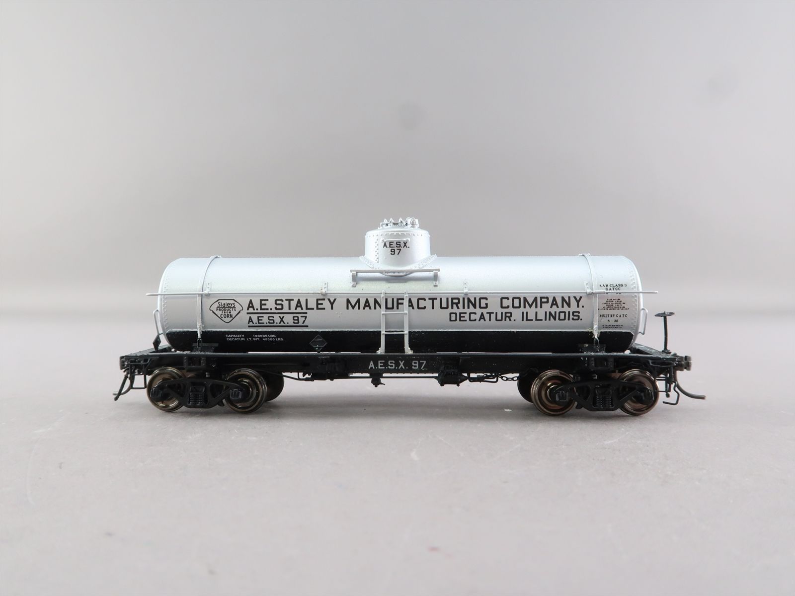 HO Brass Model - WAD Drake WAD-1008 GATC A.E. Staley 8,000 Gallon #97 ...