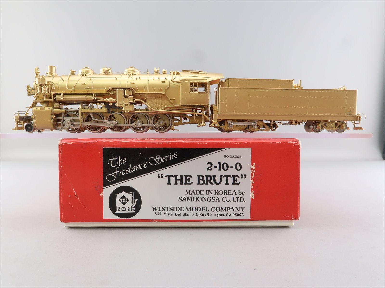 HO Brass Model - WMC Freelance Series The Brute 2-10-0 - Unpainted ...