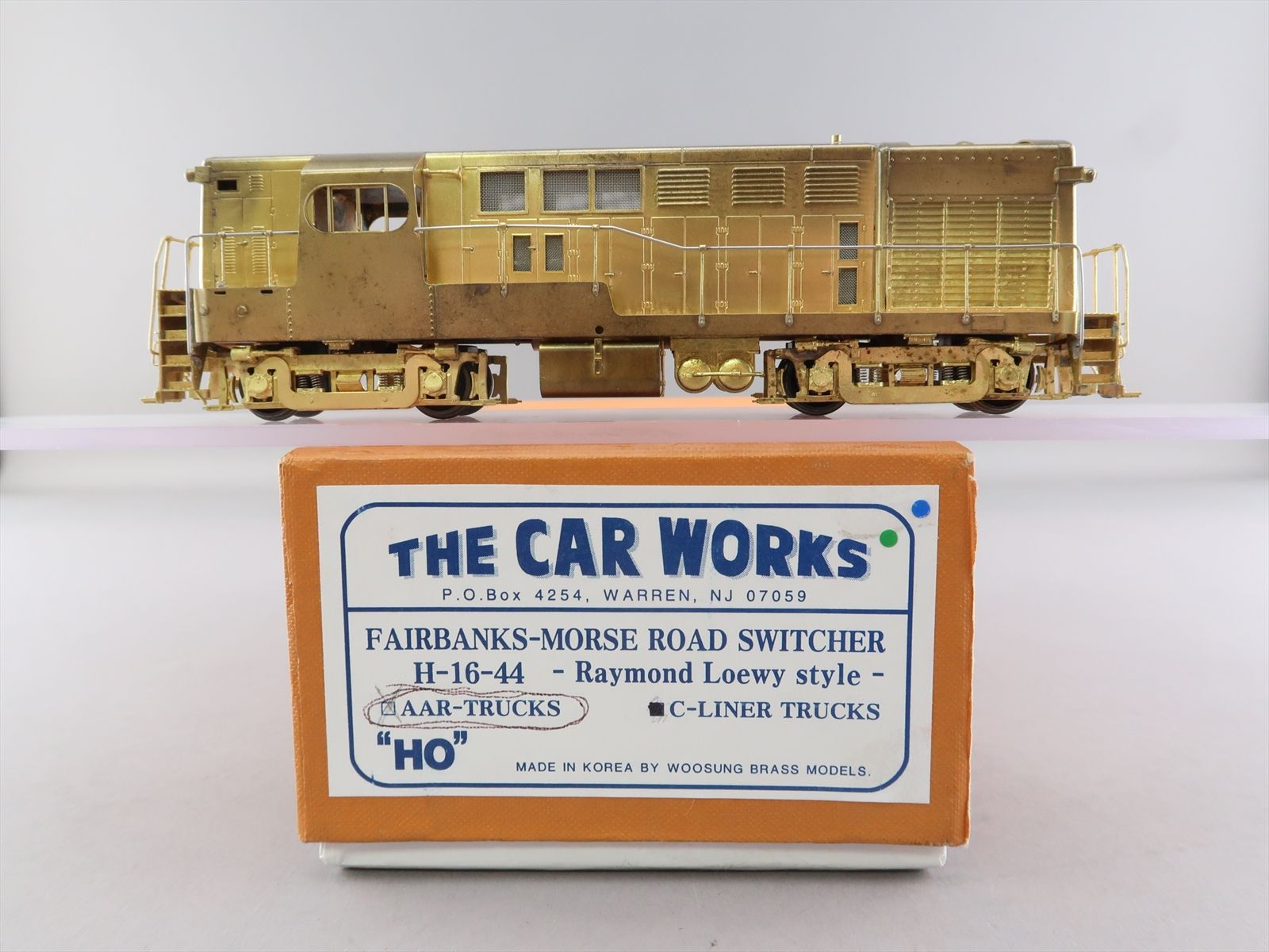 HO Brass Model - TCW The Car Works FM H-16-44 Fairbanks-Morse Road ...