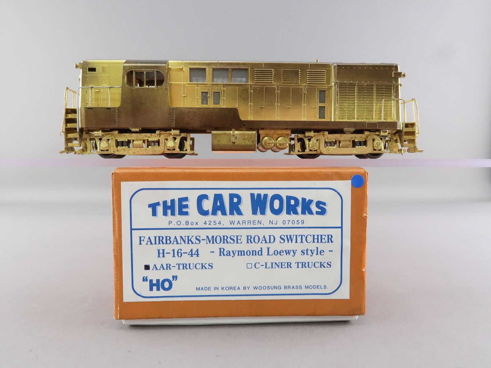 HO Brass Model - TCW The Car Works FM H-16-44 Fairbanks-Morse Road ...