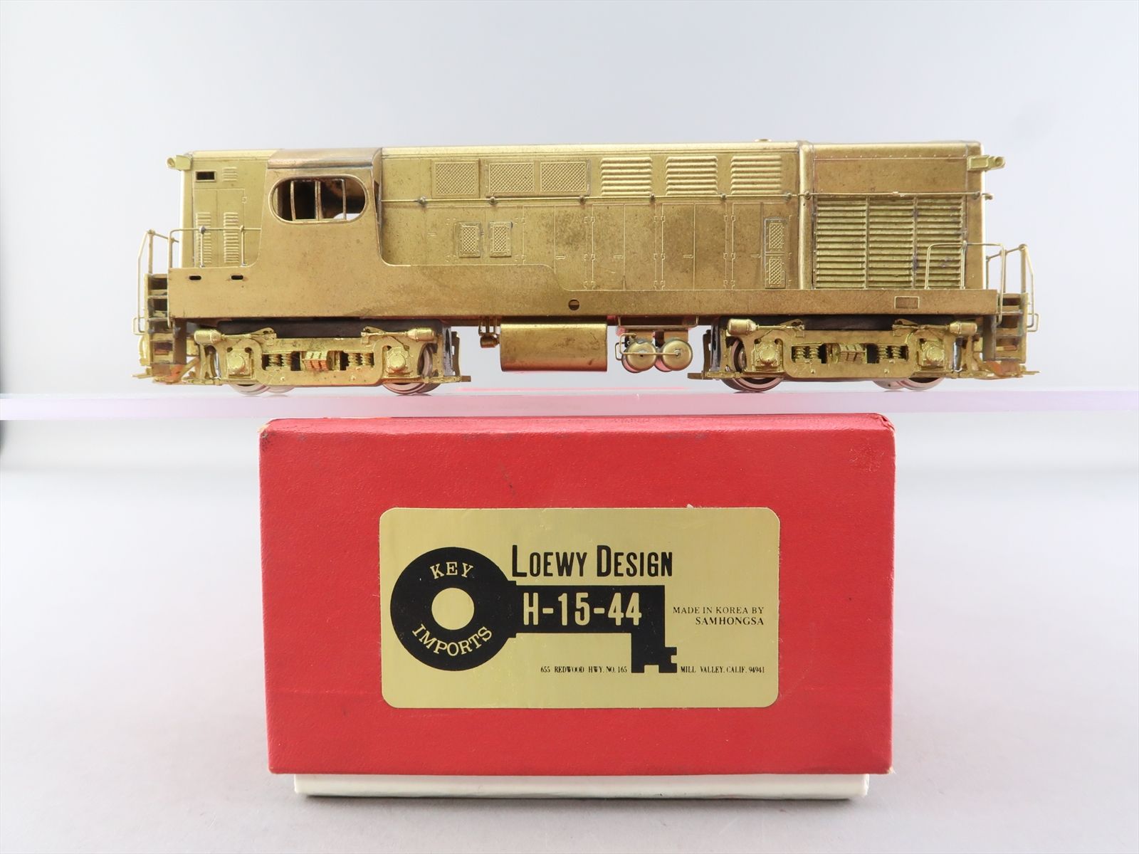 HO Brass Model - Key Loewy Design H-15-44 Diesel - Unpainted - 1981 Run - Samhongsa *RUNNING ISSUE*