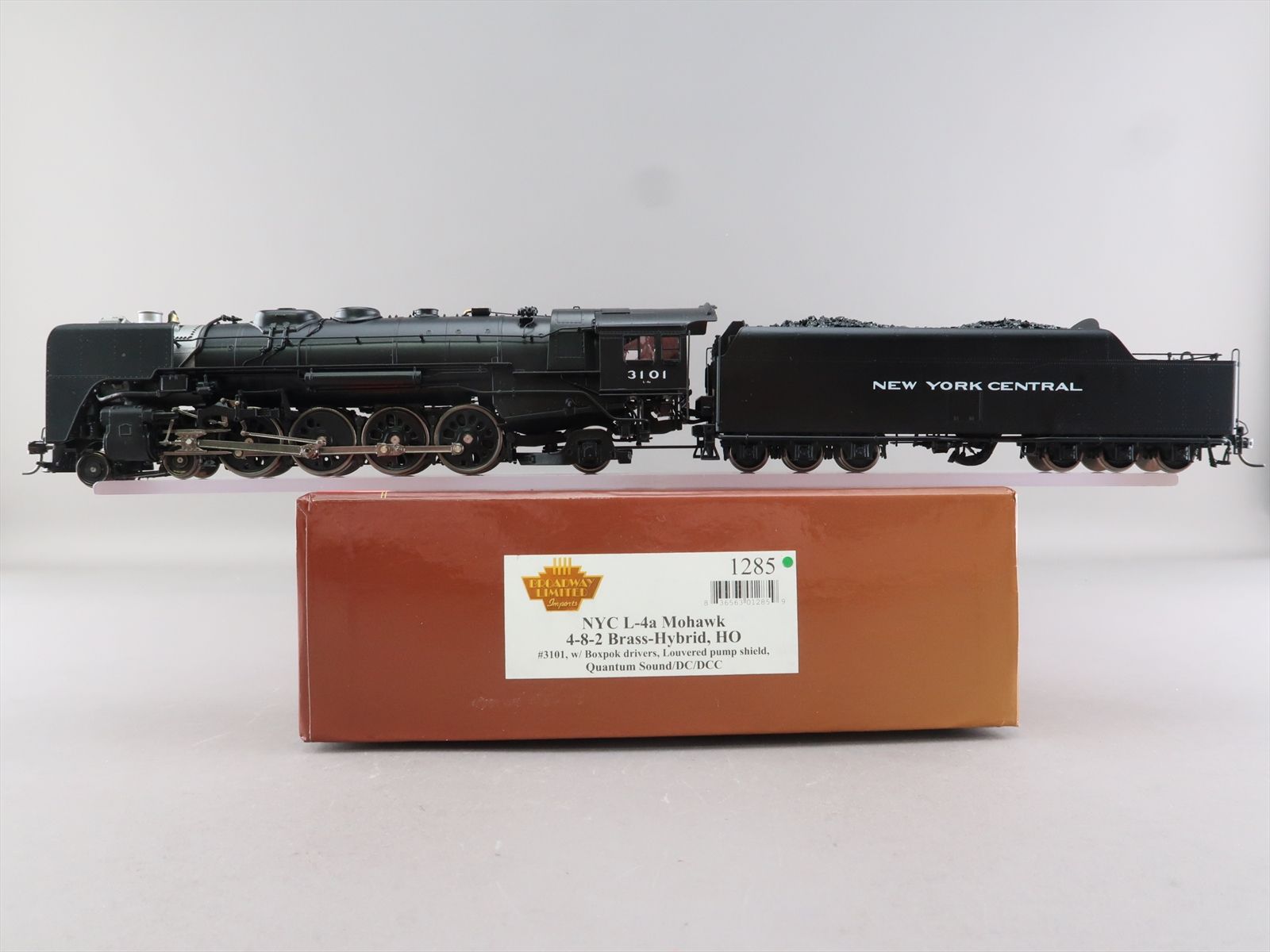 HO Brass Hybrid Model - BLI 1285 NYC New York Central L-4a Mohawk 4-8-2 ...