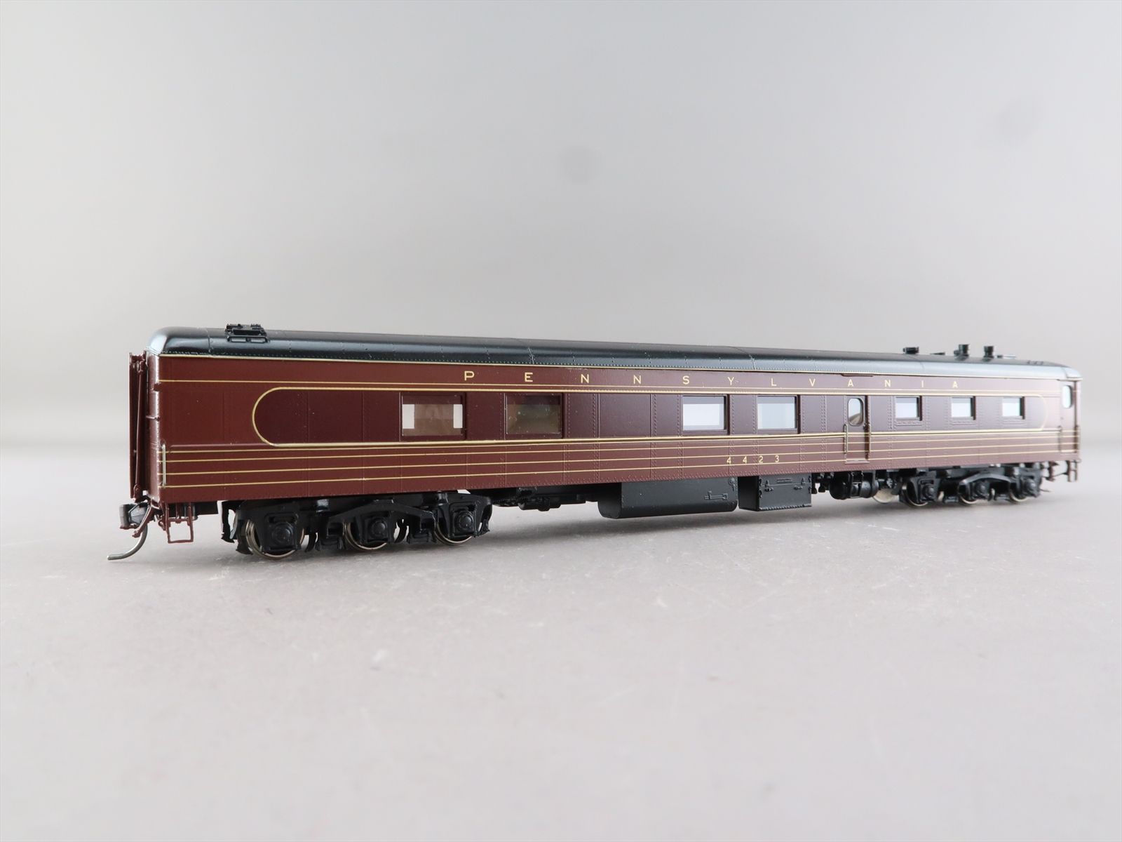 HO Brass Model - CIL 2123.1A PRR Pennsylvania Broadway Limited Diner Dining Car #4423 - F/P ...