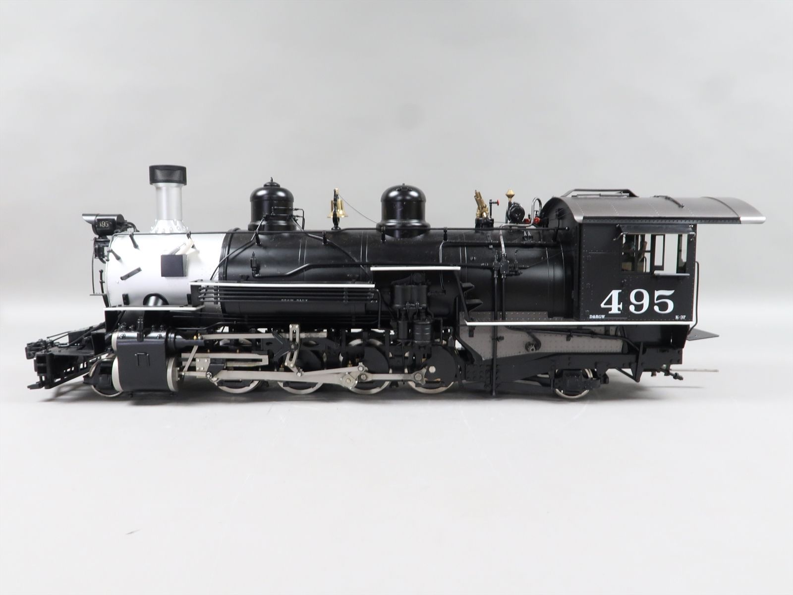 Fn3 1:20.3 Brass Model - Accucraft D&RGW Rio Grande K-37 2-8-2 Electric #495 - F/P + DCC SOUND ...