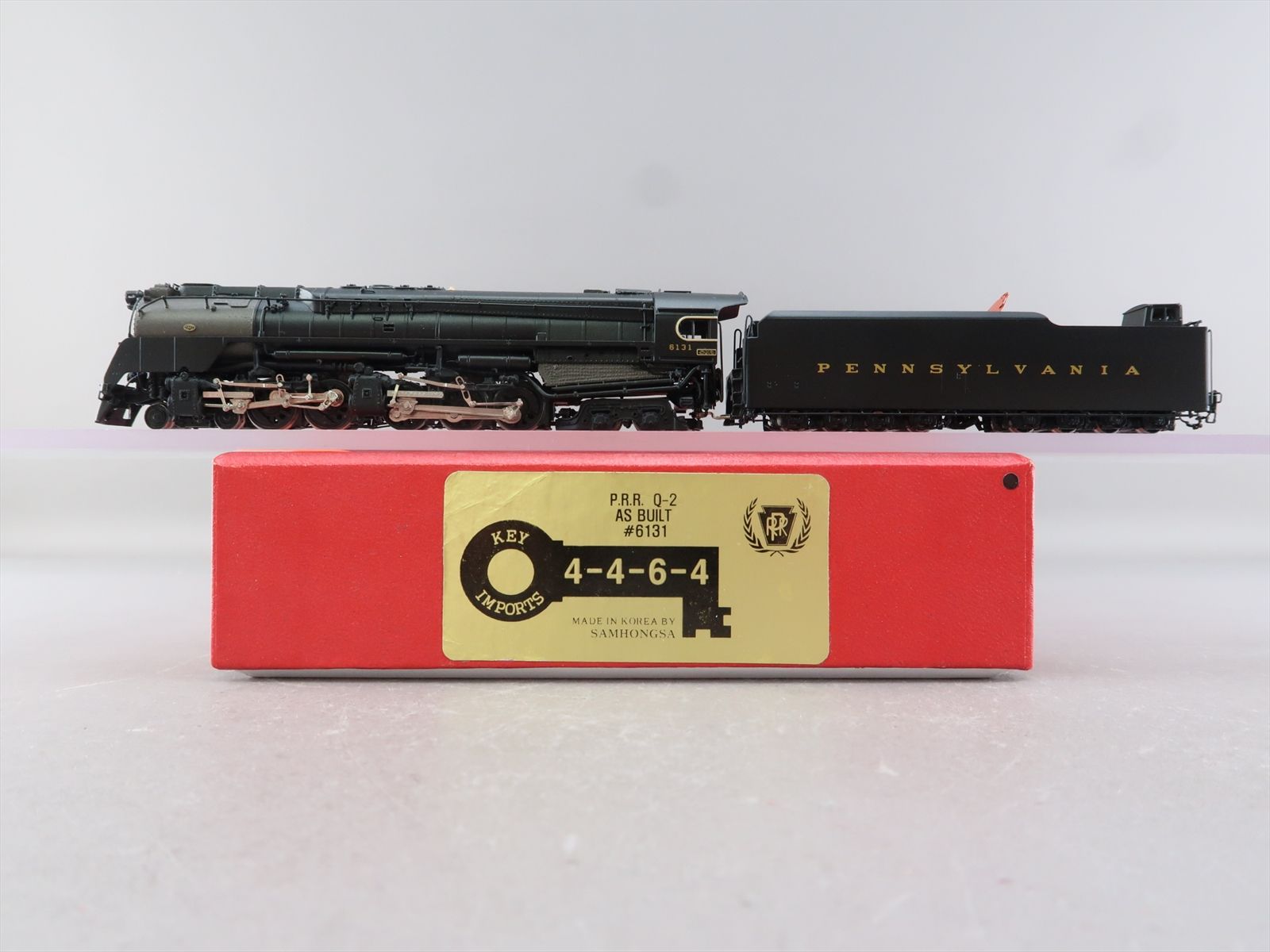 N Brass Model - Key PRR Pennsylvania Q-2 4-4-6-4 As Built #6131 - F/P ...