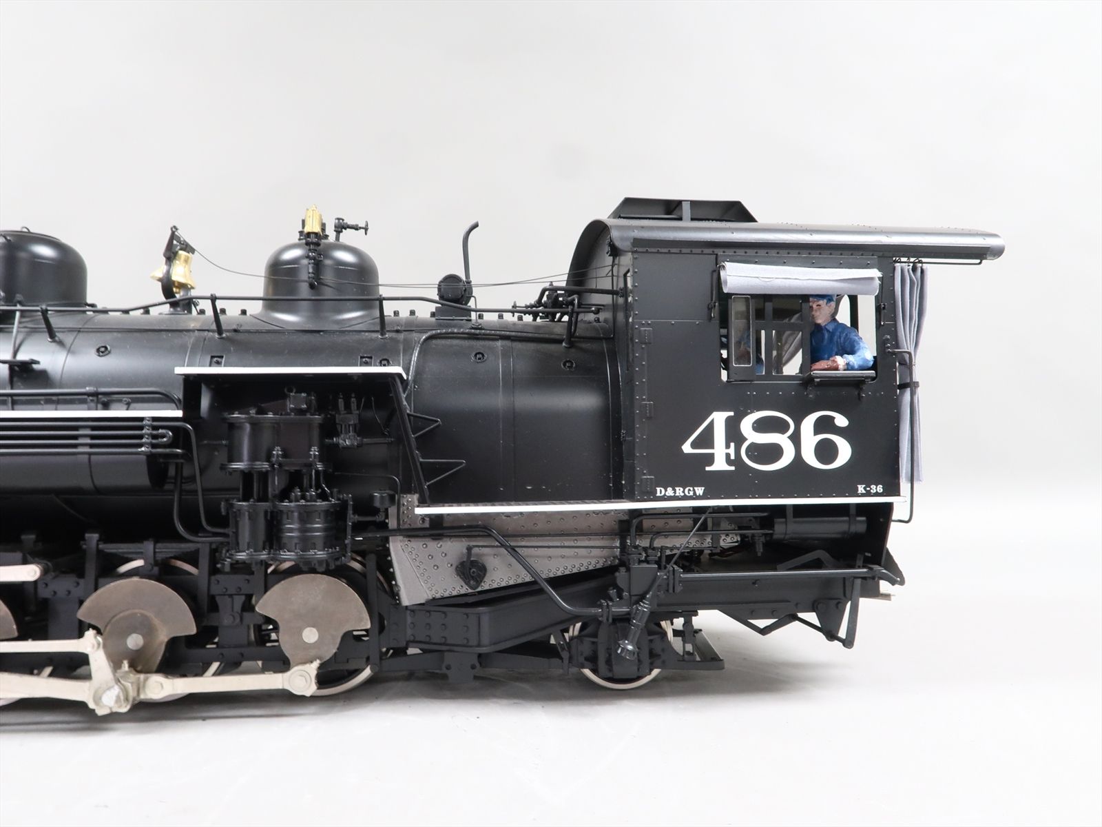 Fn3 1:20.3 Brass Model - AC Accucraft D&RGW Rio Grande K-36 2-8-2 #486 ...