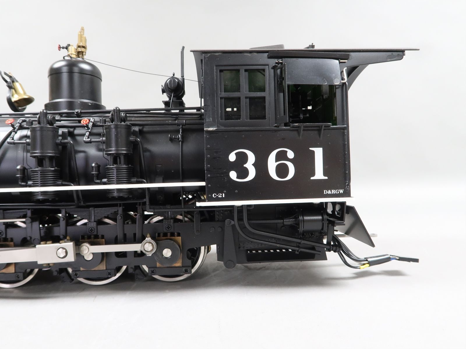 Fn3 1:20.3 Brass Model - Accucraft D&RGW Rio Grande C-21 2-8-0 Electric ...