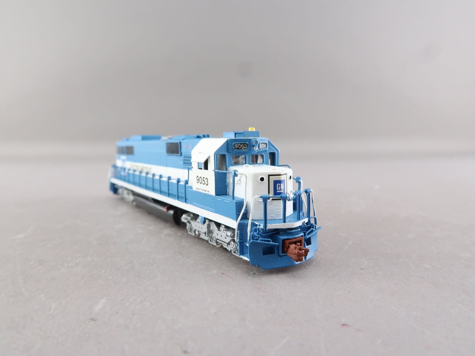 N Brass Model - Hallmark Oakway EMD SD-60 Blue & White #9053 - F/P - 1989 Run - Samhongsa