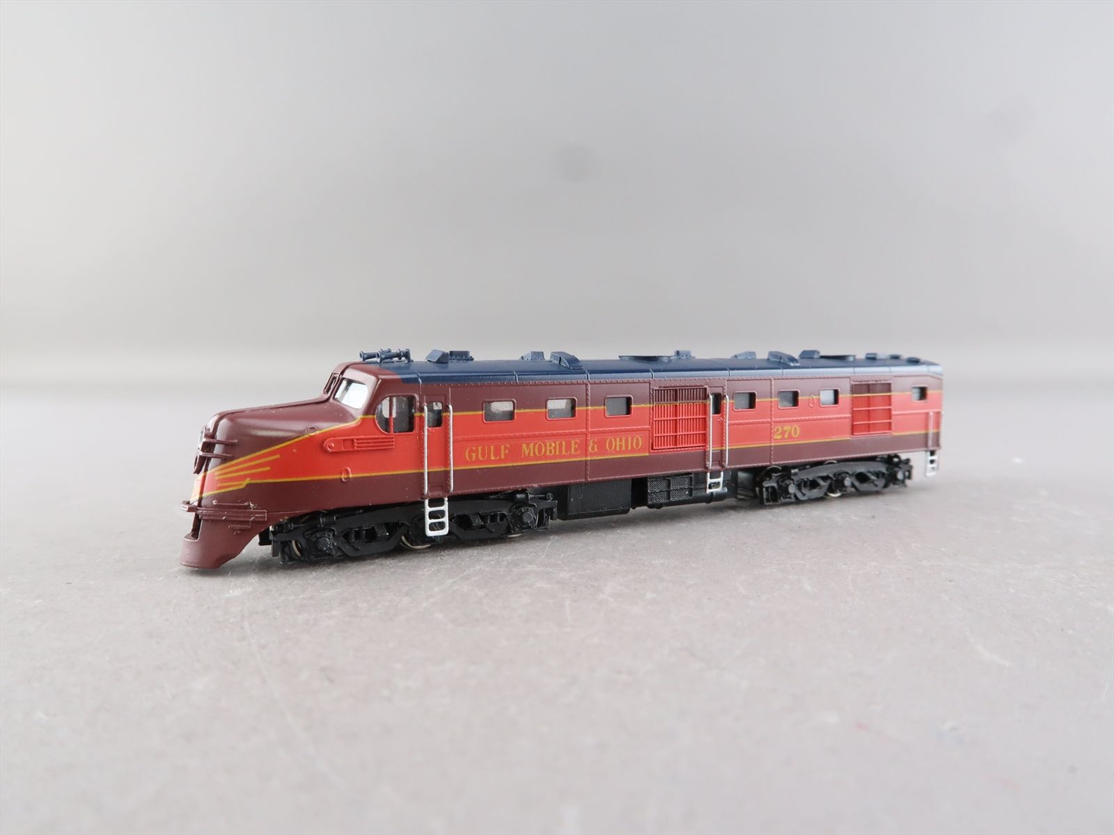 N Brass Model - Hallmark GM&O Gulf Mobile & Ohio ALCO DL-109 #270 - F/P - 1983 Run - Samhongsa