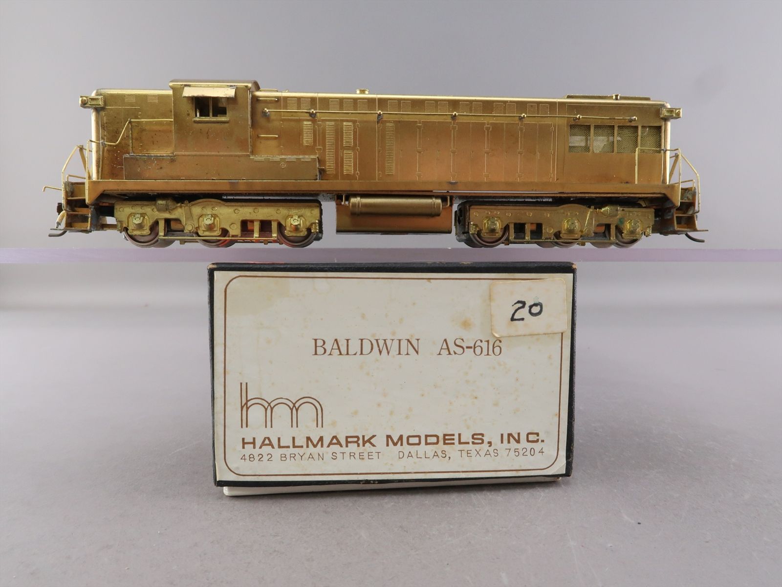 HO Brass Model - Hallmark BLW Baldwin AS-616 Diesel - Unpainted - 1969 ...