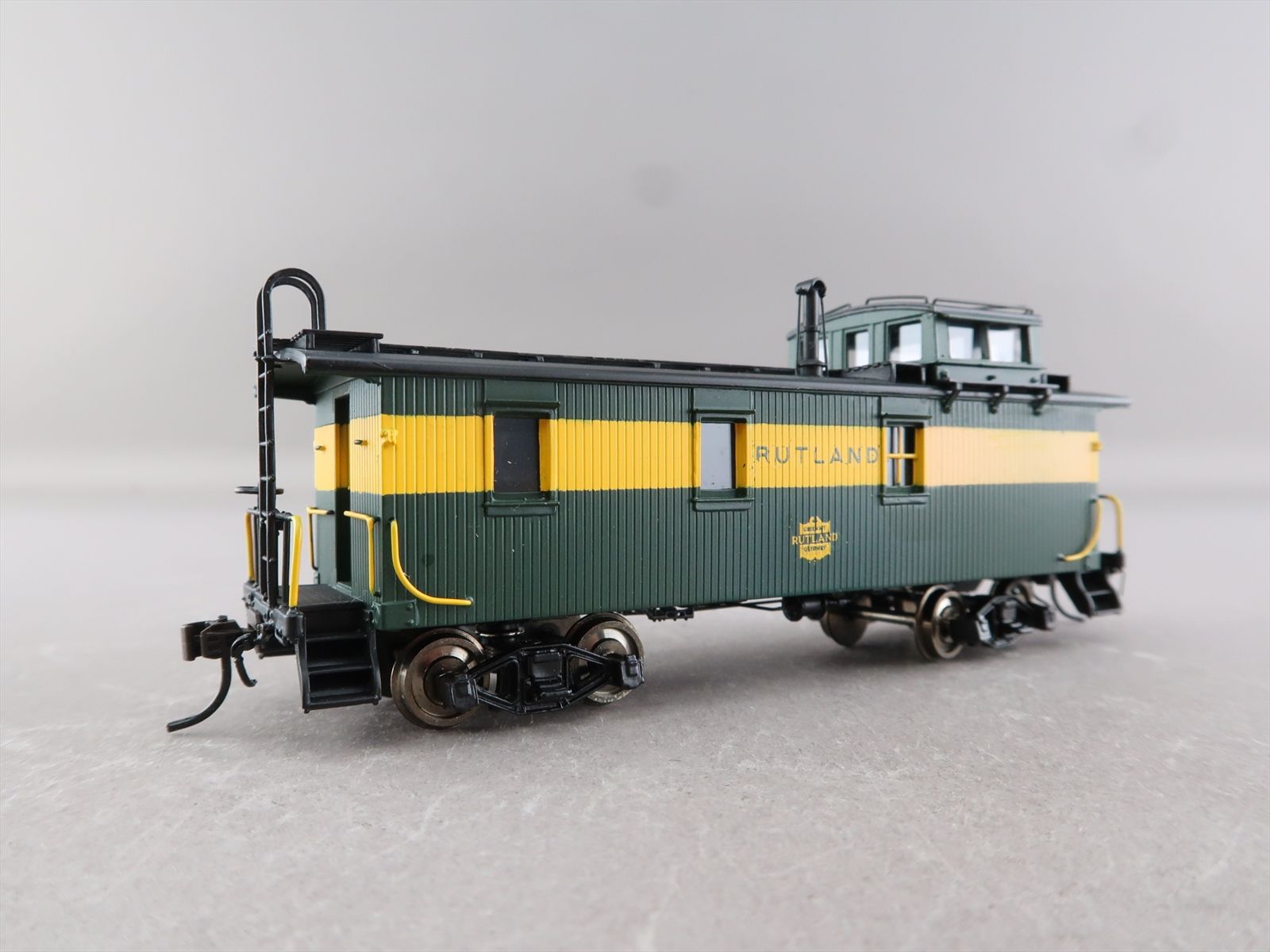 HO Brass Model - Railworks R-459P RUT Rutland Vans Caboose Green ...