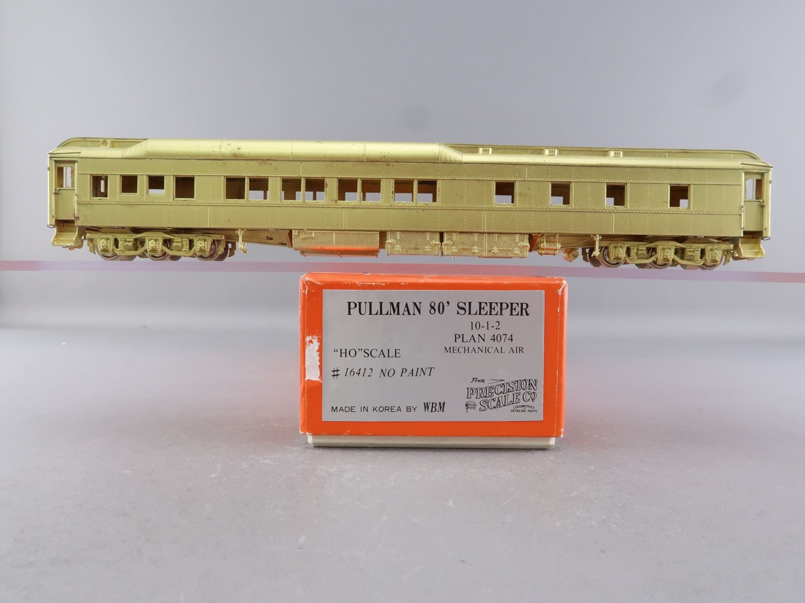 HO Brass Model - PSC 16256 Pullman 8-1-2 Heavyweight Sleeper 3979A Ice ...