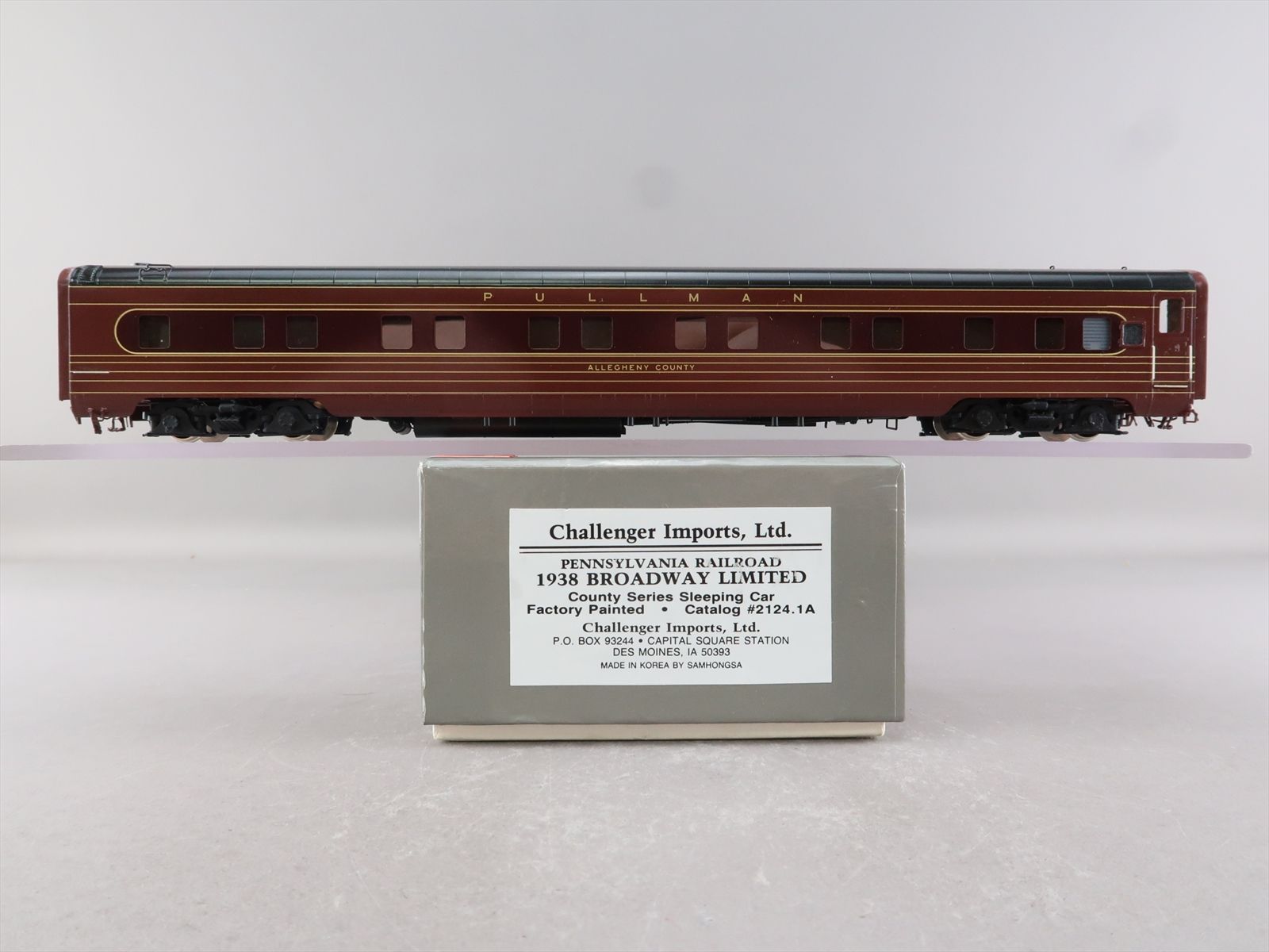 HO Brass Model - CIL 2124.1A PRR Pennsylvania Sleeper Sleeping Car ...