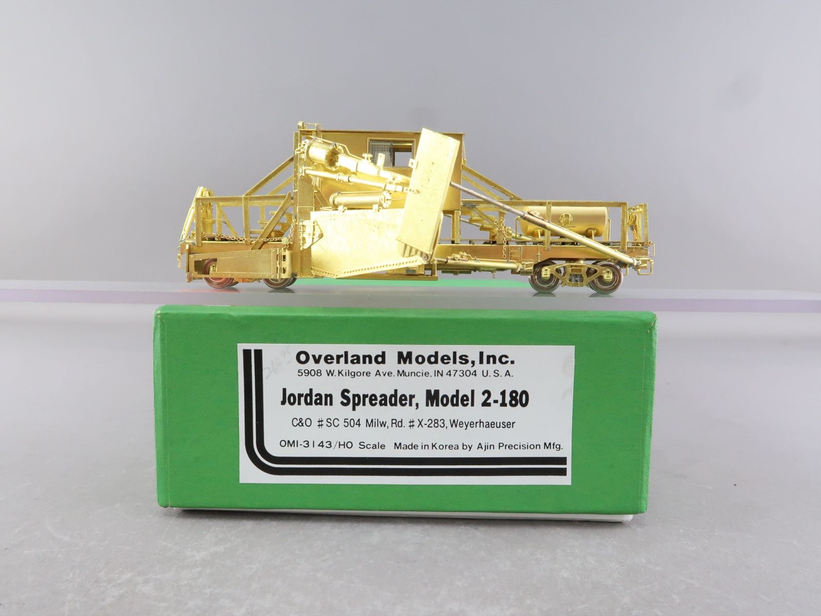 HO Brass Model - OMI 3143 C&O Chesapeake & Ohio Model 2-180 Jordan ...