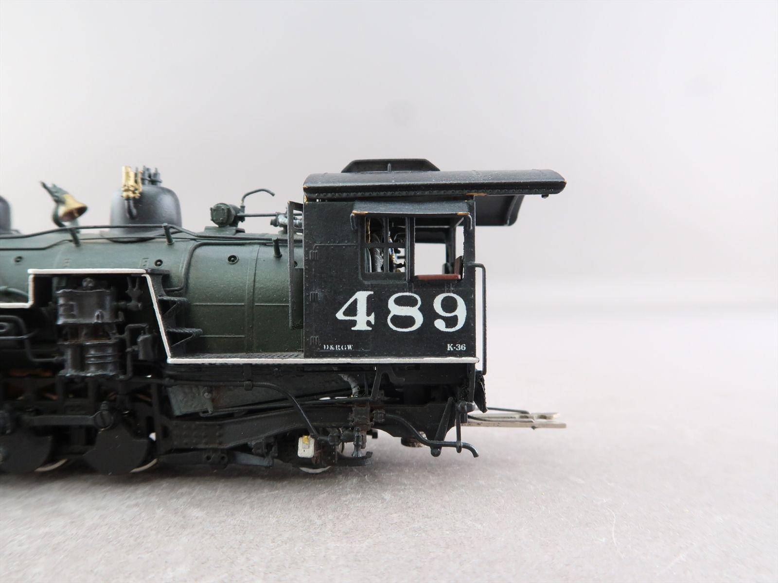 HOn3 Brass Model - WMC D&RGW Rio Grande 2-8-2 K-36 Craftsman Series #3 #489 - Custom + Weathered ...