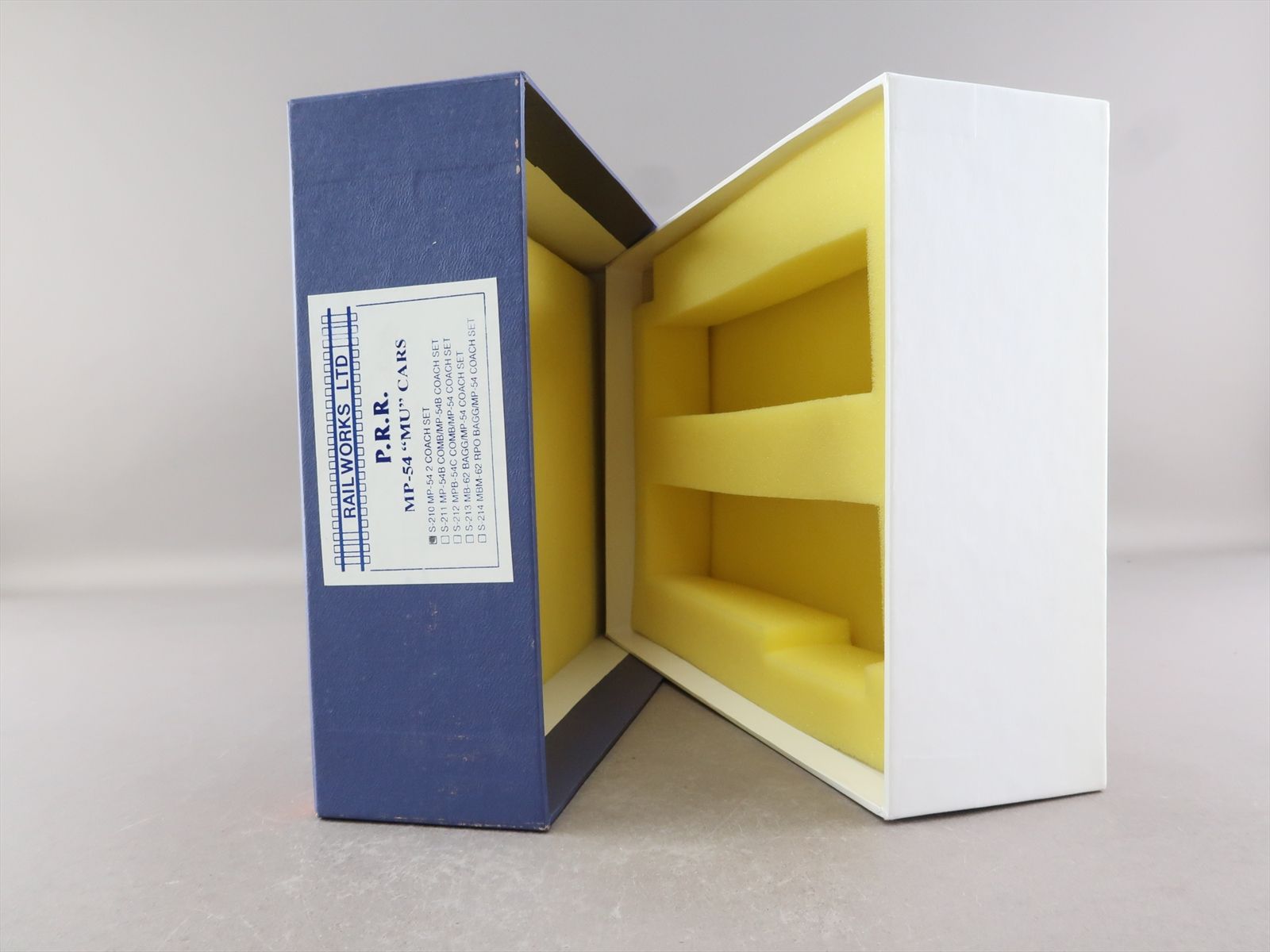 HO Brass Model - Railworks S-210 PRR Pennsylvania MP-54 MU Car Cars Set ...