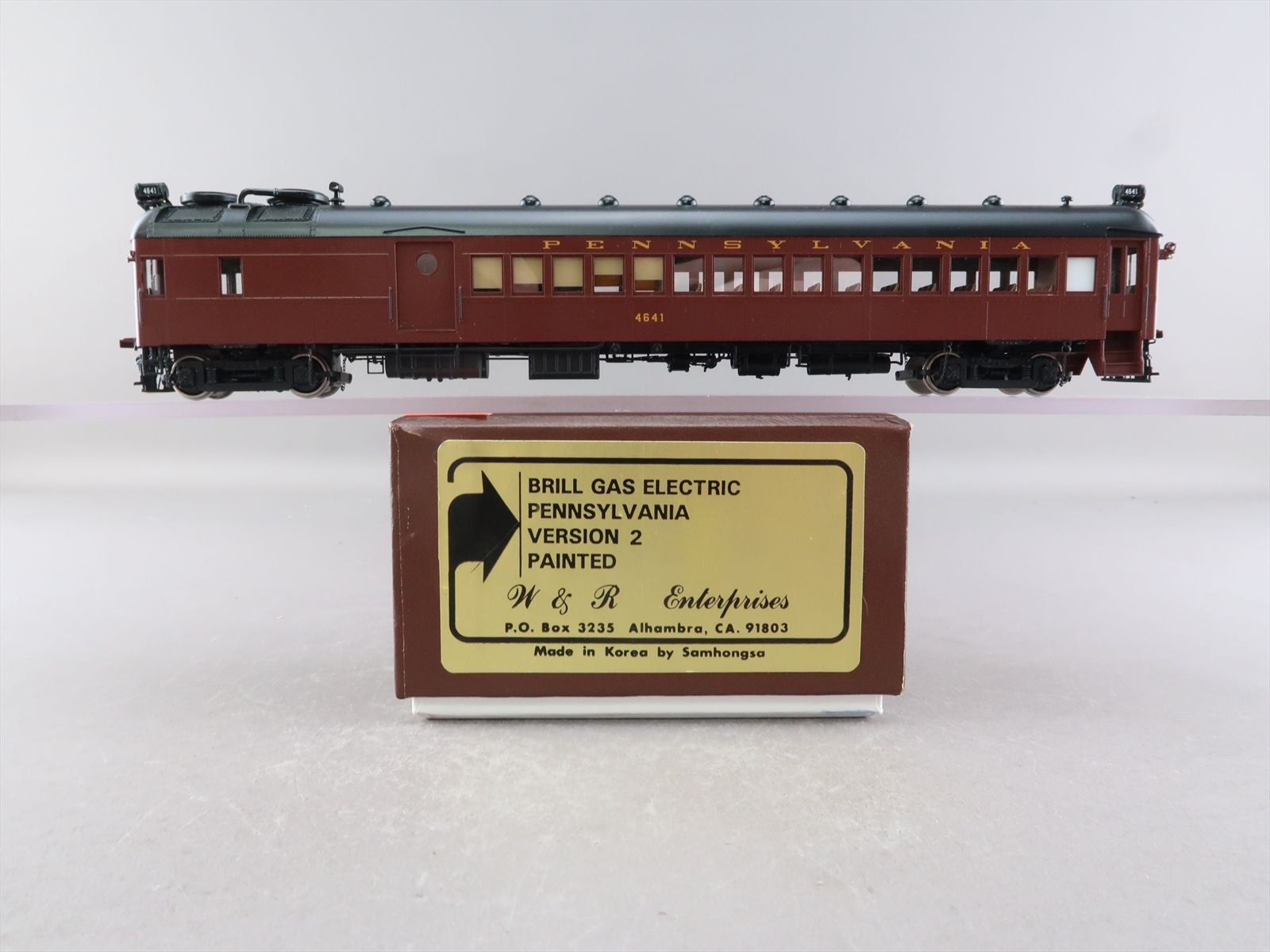HO Brass Model - W&R PRR Pennsylvania Brill Gas Electric Version 2 ...
