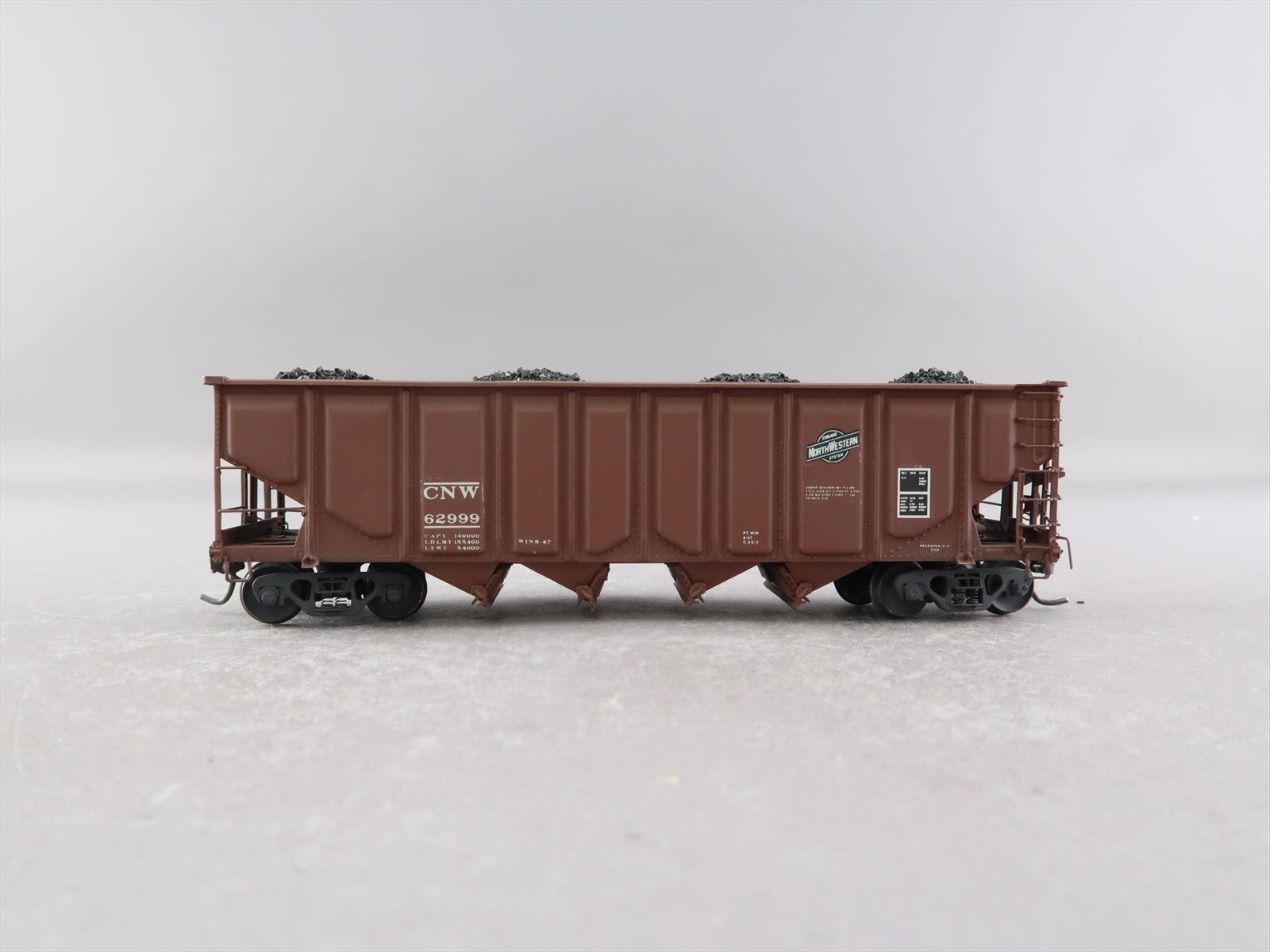 HO Brass Model - OMI 3240 C&NW Chicago & Northwestern Quad Hopper ...