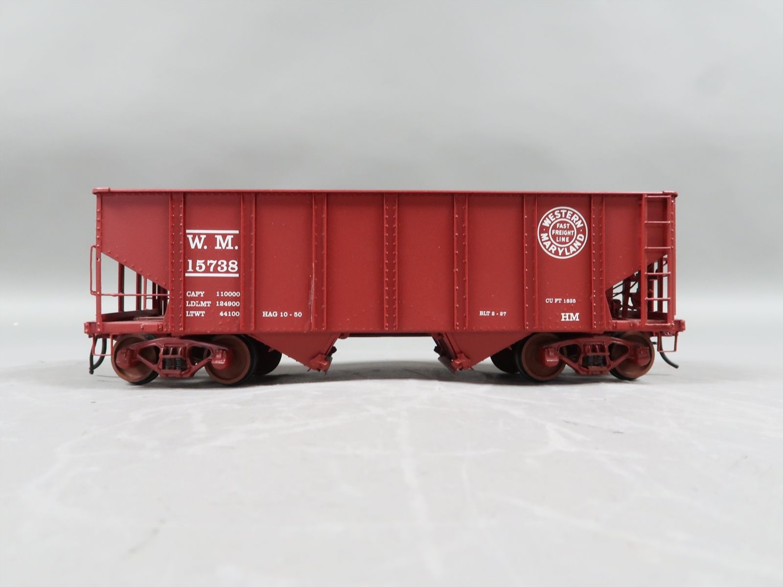 O Brass Model - RYM Rich Yoder 2160422 WM Western Maryland 55 Ton Twin ...