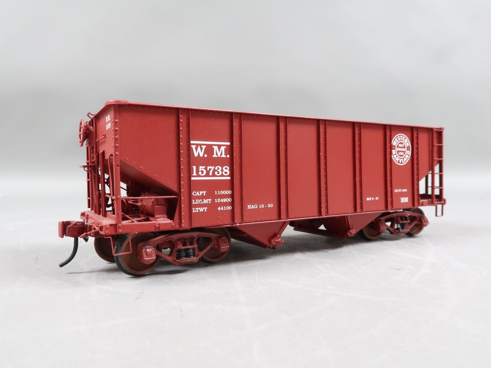 O Brass Model - RYM Rich Yoder 2160422 WM Western Maryland 55 Ton Twin ...