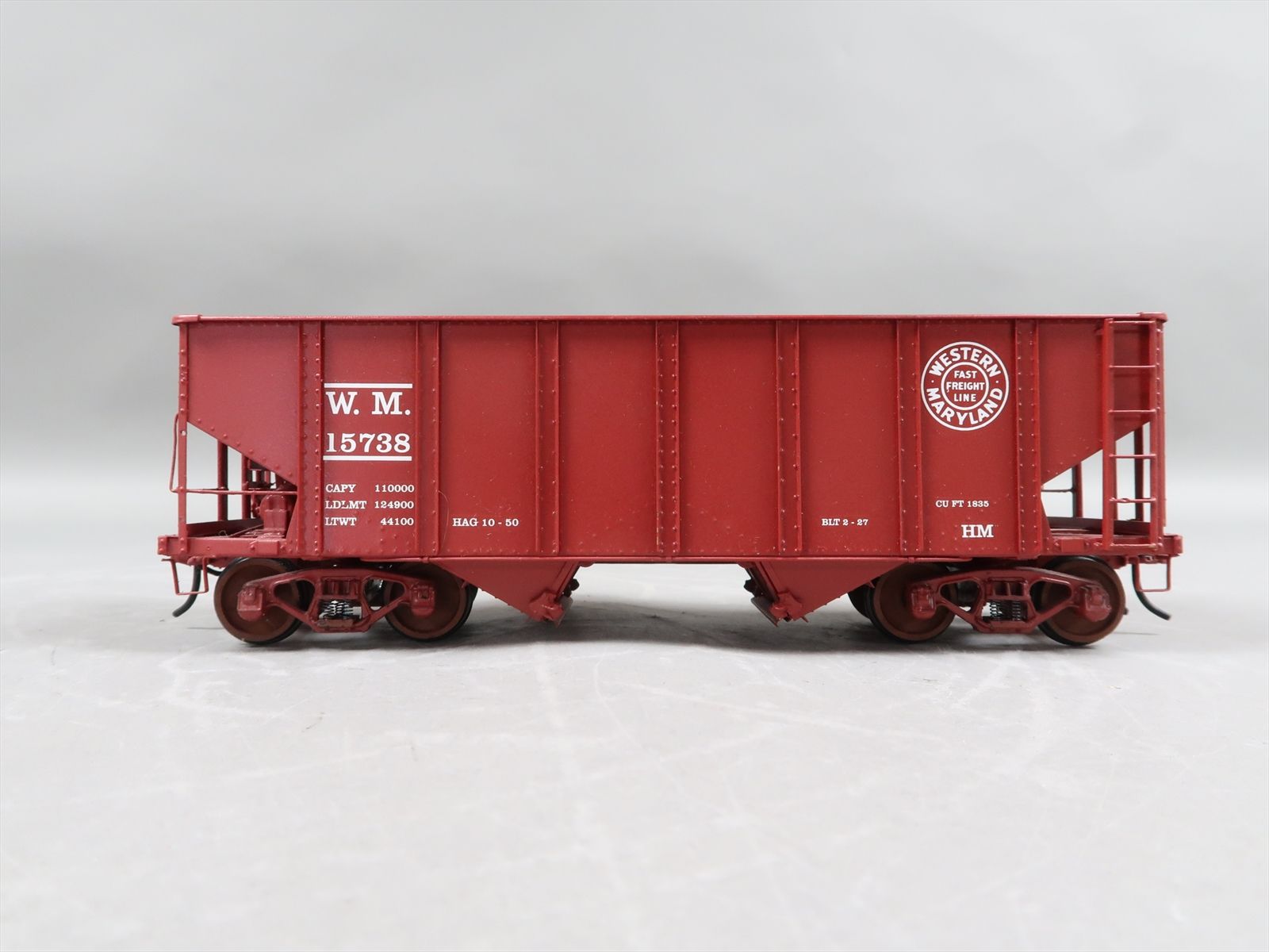 O Brass Model - RYM Rich Yoder 2160422 WM Western Maryland 55 Ton Twin ...