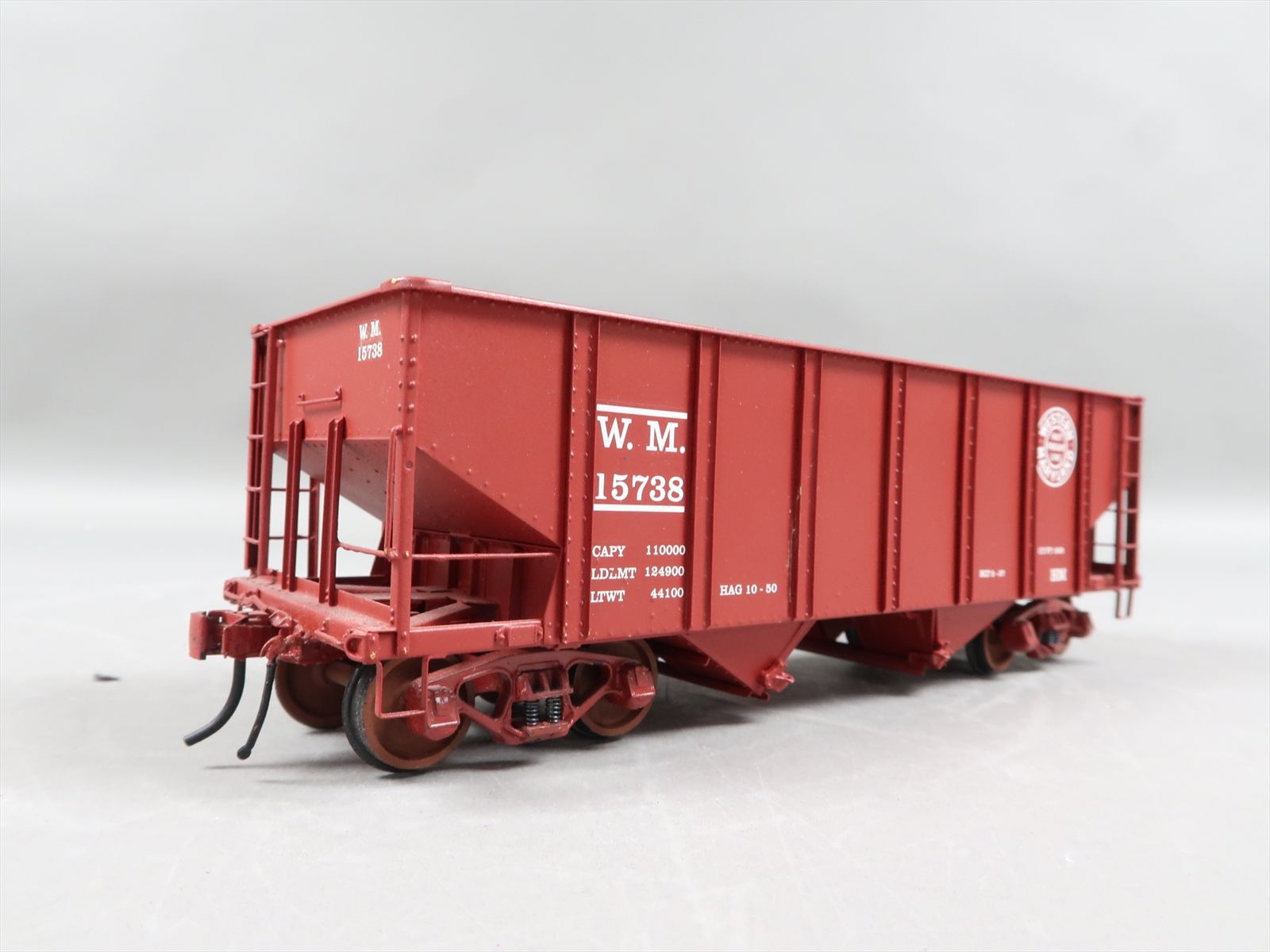 O Brass Model - RYM Rich Yoder 2160422 WM Western Maryland 55 Ton Twin ...