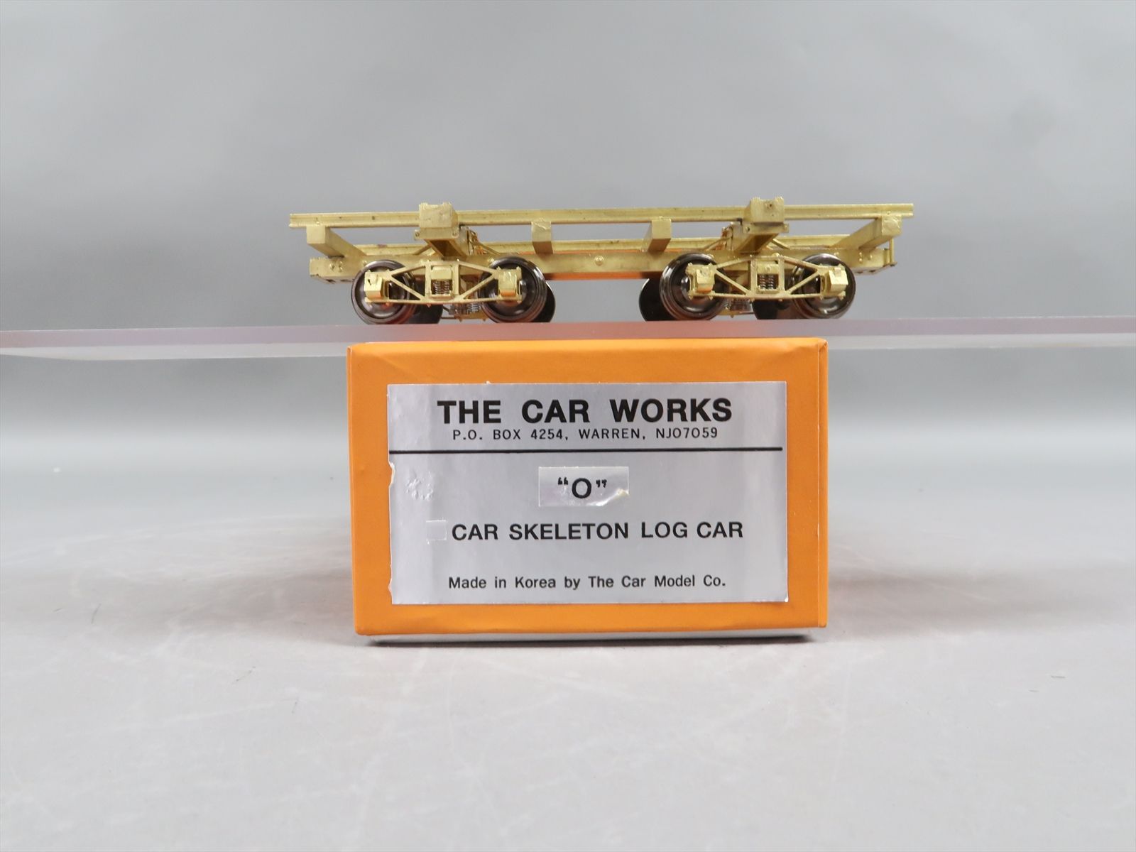 O Brass Model - TCW Car Works Skeleton Log Car - Unpainted - The Car ...