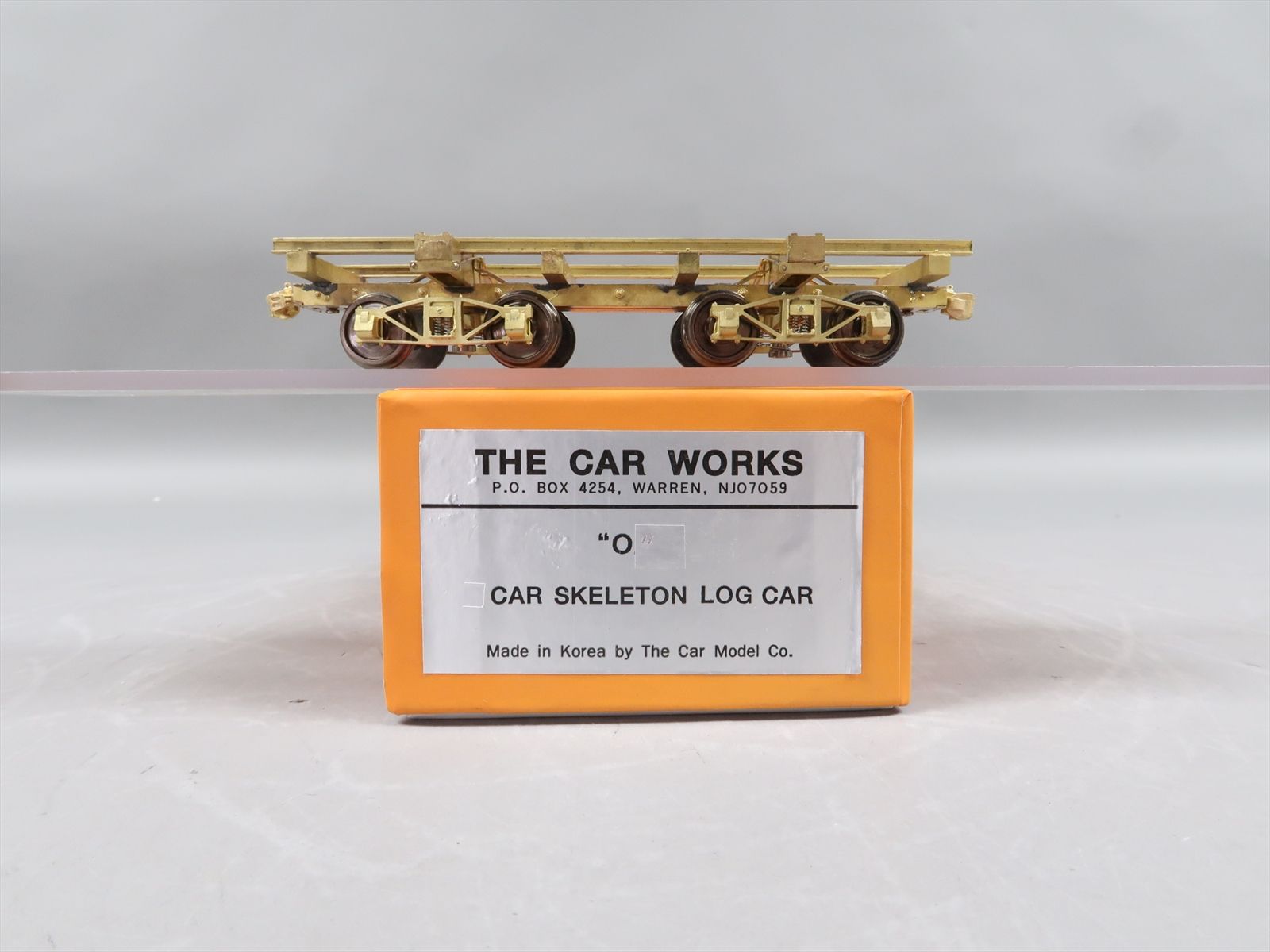 O Brass Model - TCW Car Works Skeleton Log Car - Unpainted - The Car ...