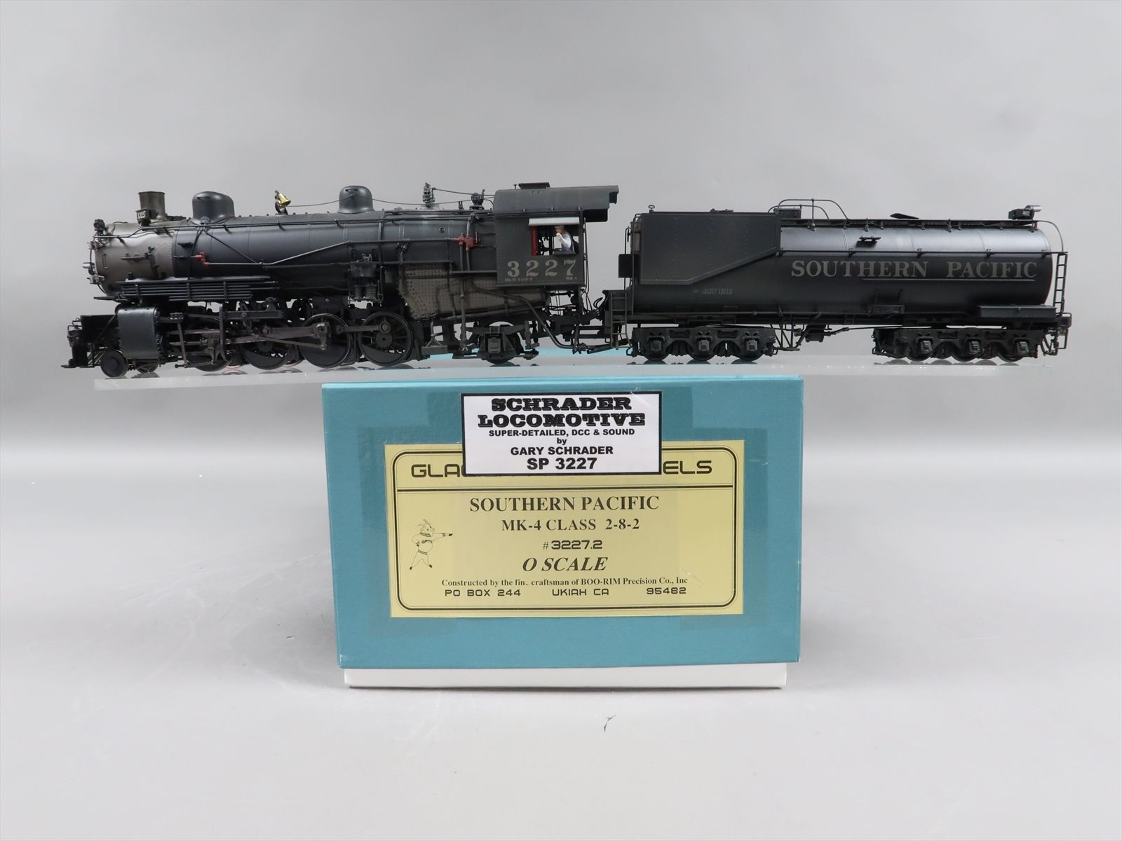 O Brass Model - GPM 3227.2 SP Southern Pacific MK-4 2-8-2 #3227 - F/P ...