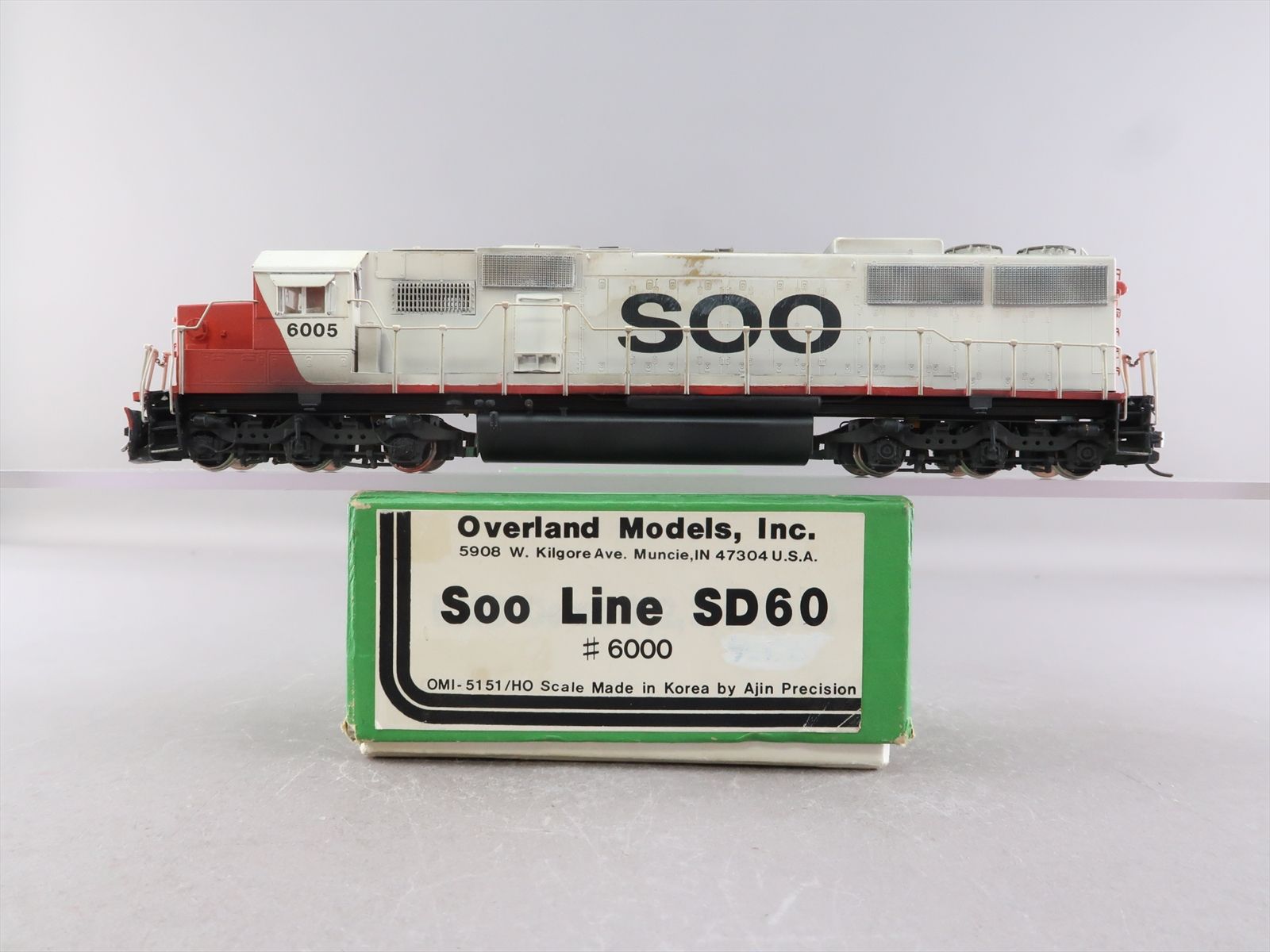 HO Brass Model - OMI 5151 SOO Line SD60 #6005 - Custom + Weathered - Ajin