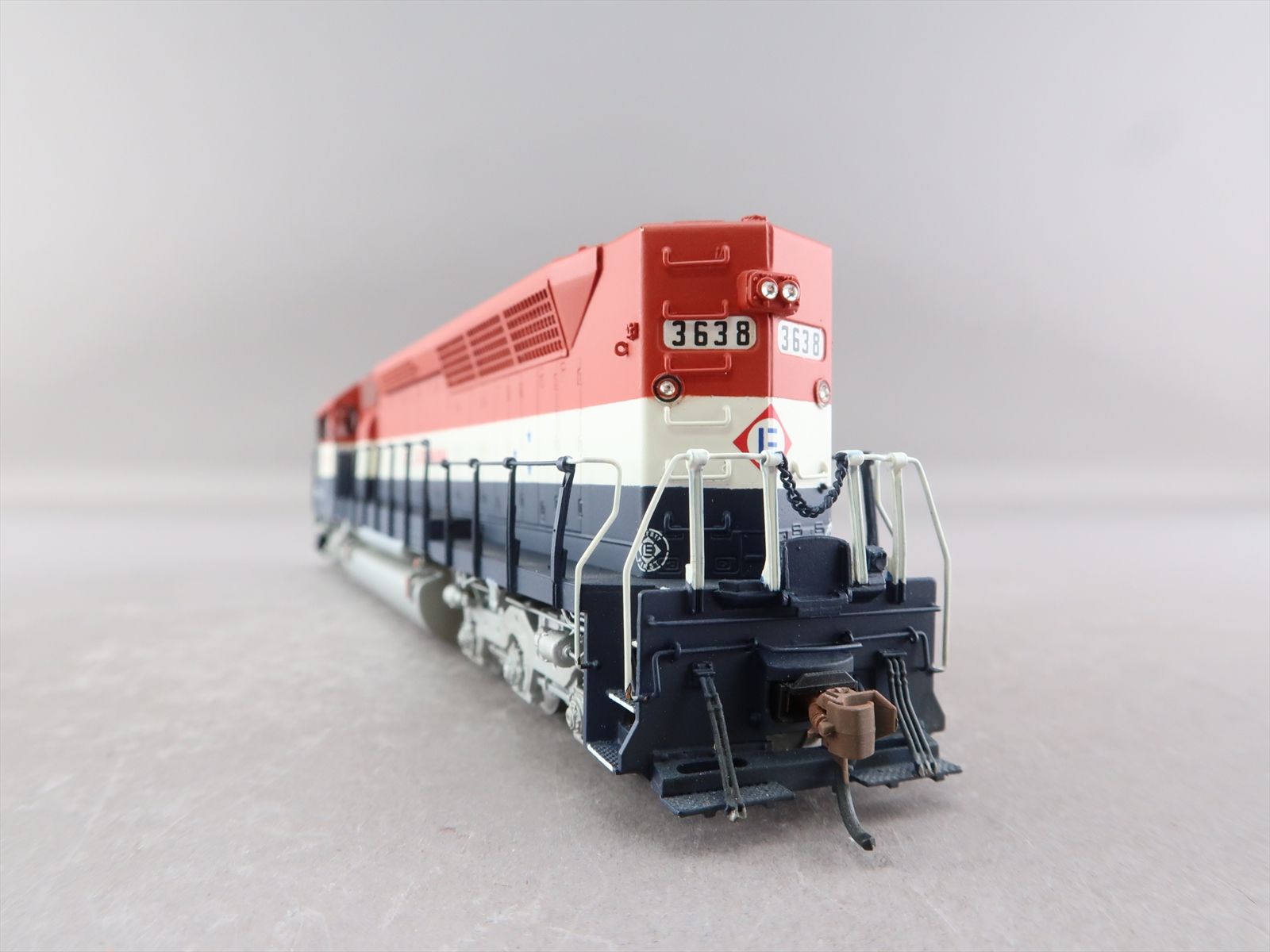 HO Brass Model - OMI 6384 EL Erie Lackawanna SDP45 #3638 - Custom + Weathered - 1999 Run - Ajin