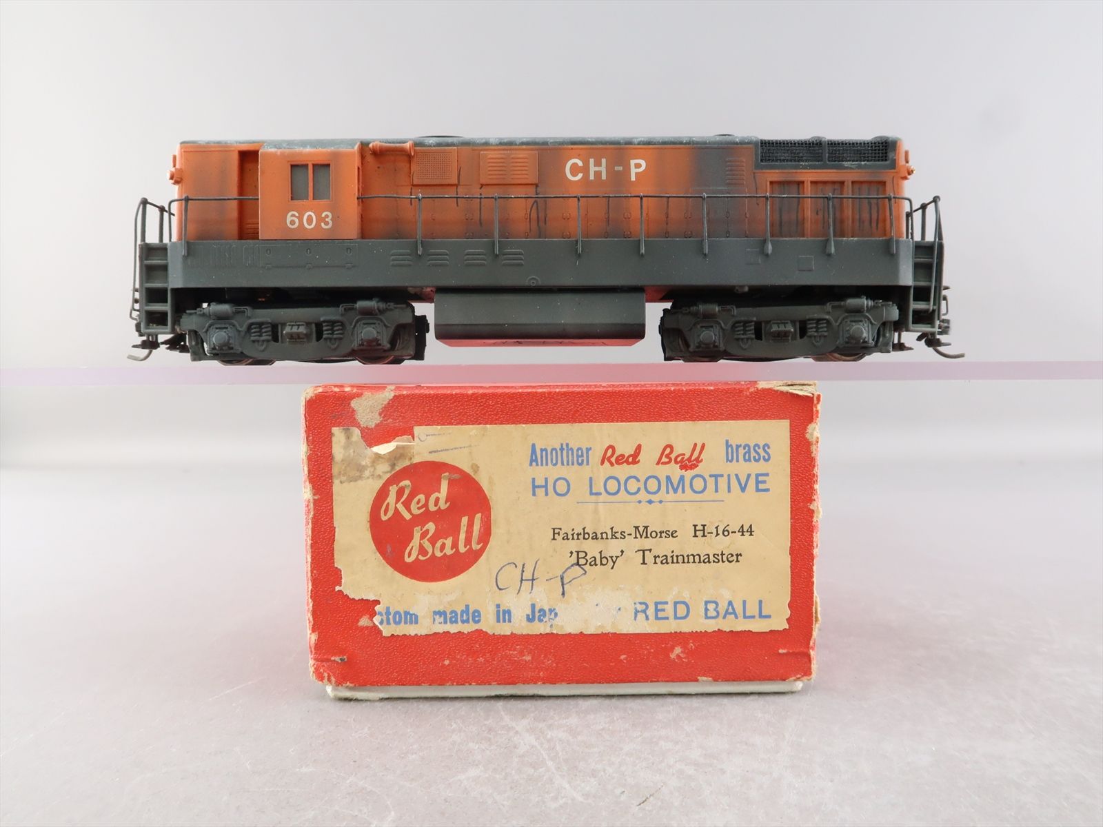HO Brass Model - RB Red Ball CH-P Chihuahua-Pacific Railway Ferrocarril ...