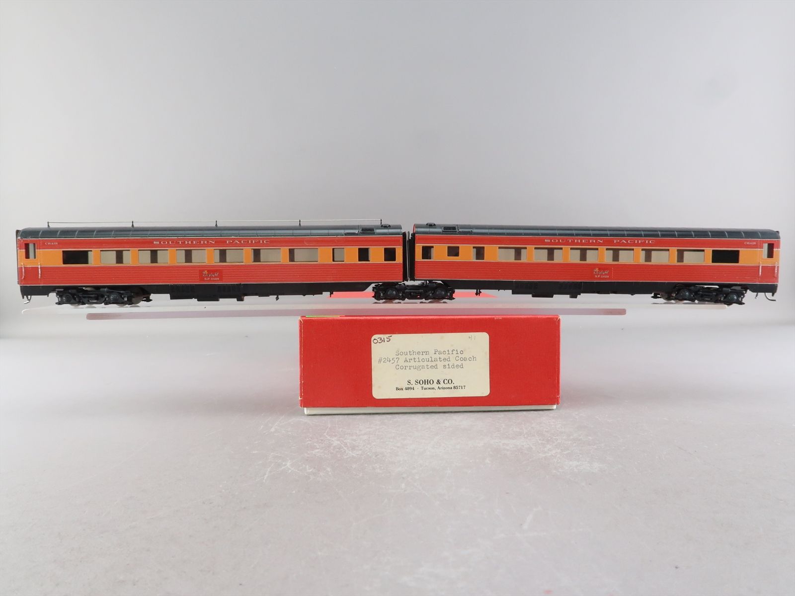 HO Brass Model - TCY 1146 SP Southern Pacific Articulated 50 Seat Chair ...