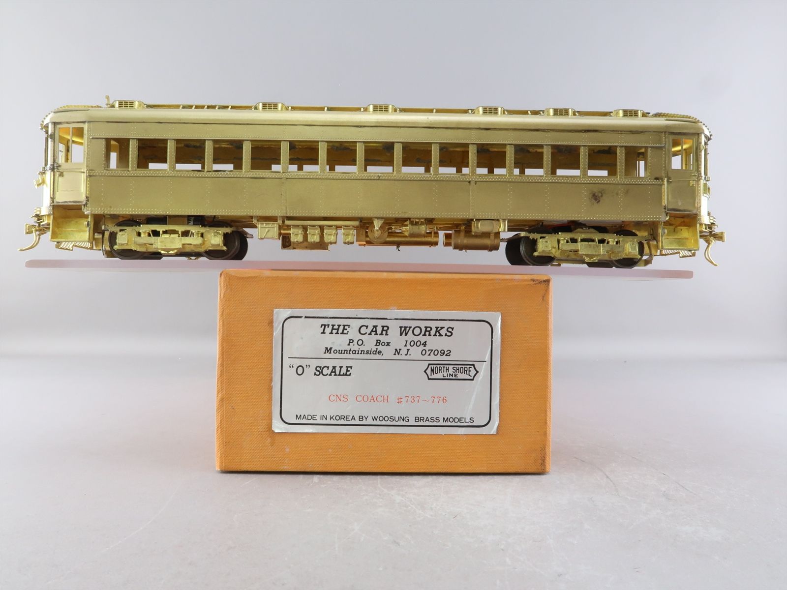 O Brass Model - TCW Car Works CNS CNS&M Chicago North Shore & Milwaukee Coach #737 - 776 ...