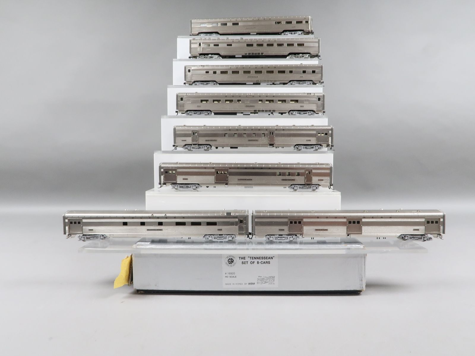 HO Brass Model - PSC 16920 SOU Southern The Tennessean 8 Car Passenger Set - F/Plated + Lettered ...