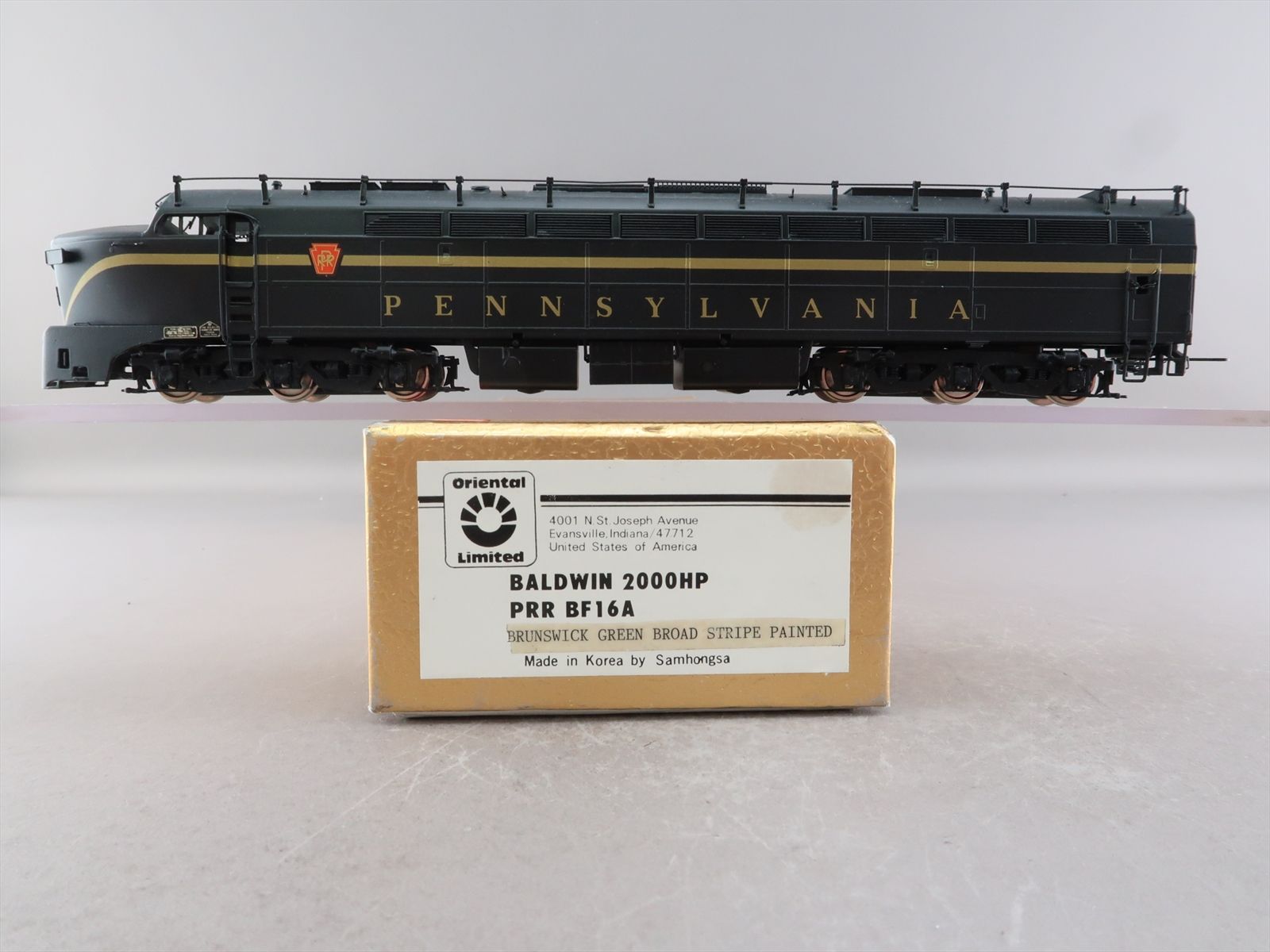 HO Brass Model - Oriental PRR Pennsylvania BF16 BF16A 2000HP Brunswick ...