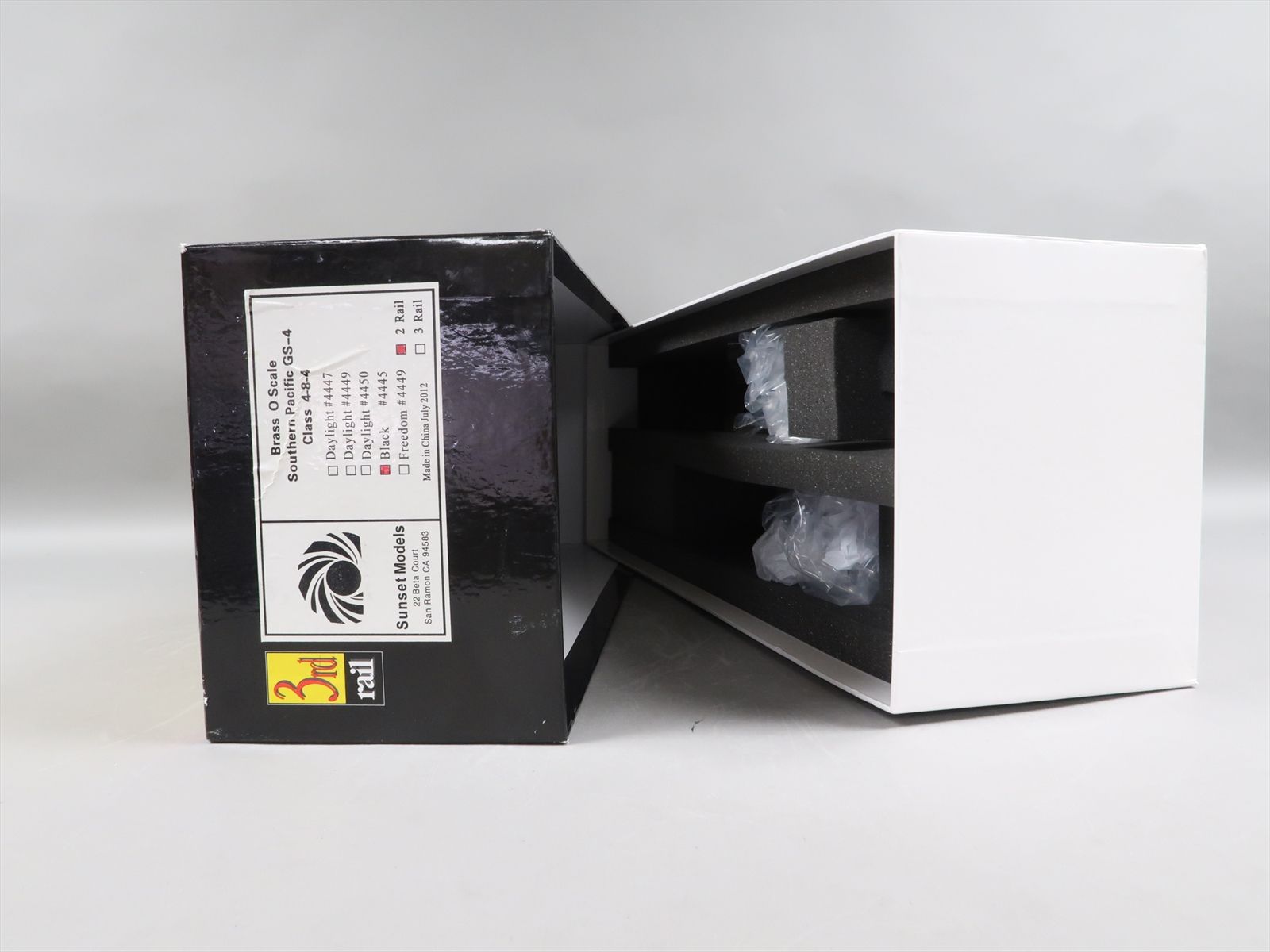 O Brass Model - SS Sunset SP Southern Pacific GS-4 Black #4445 - F/P ...