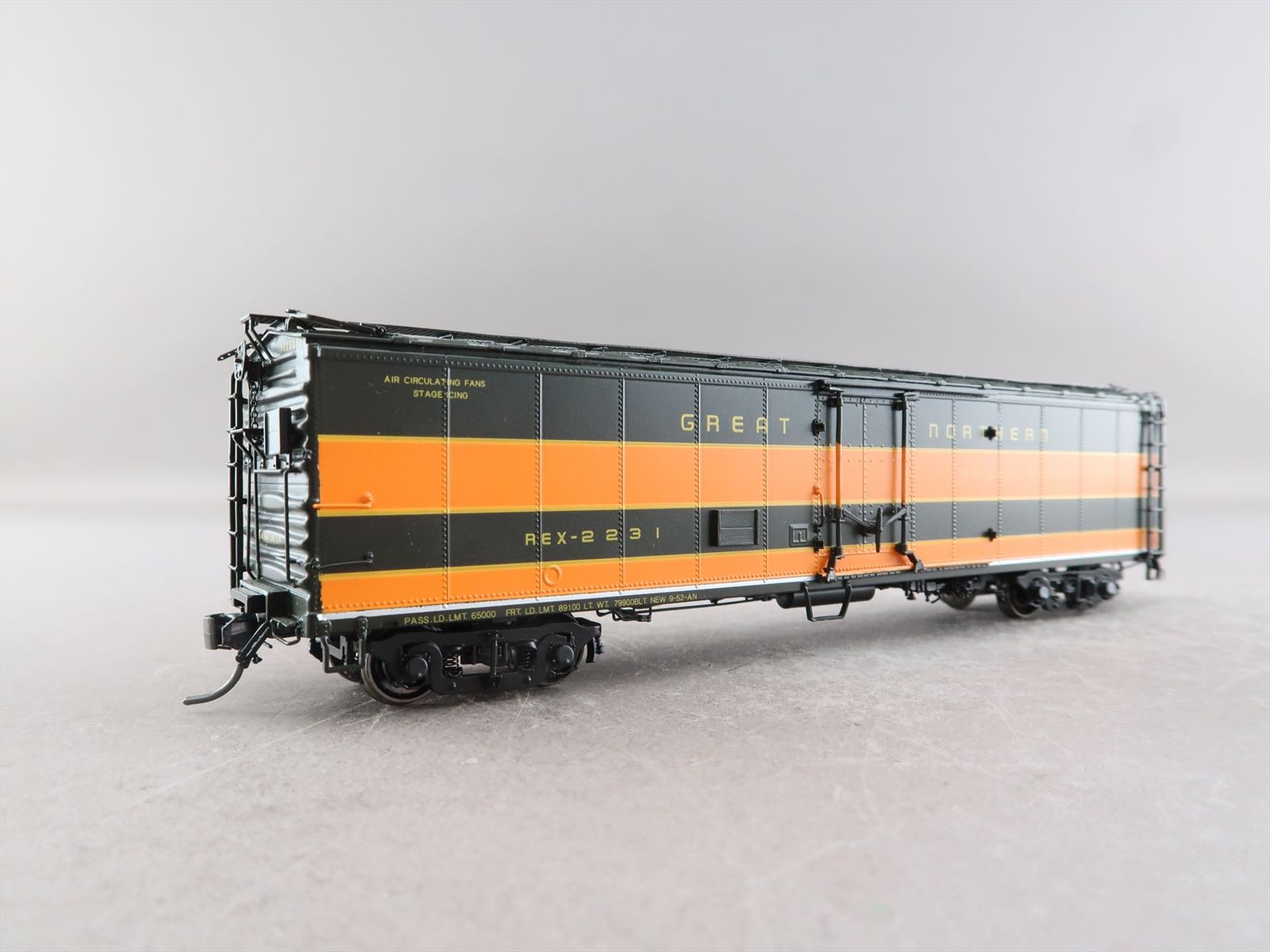 HO Brass Model - CIL 2307.1 GN Great Northern 52' Steel Ice Reefer REA ...