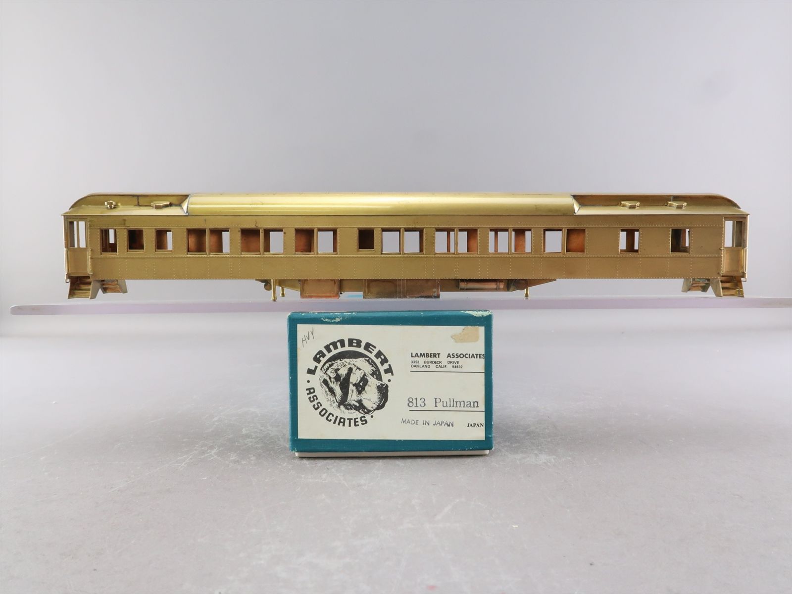 HO Brass Model - Lambert 813 AT&SF Santa Fe HW Heavyweight Pullman 8-1 ...