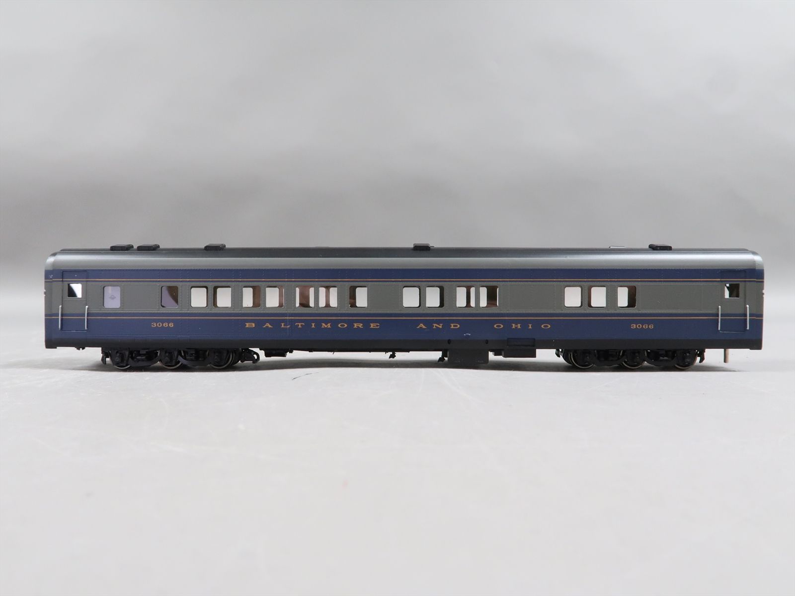 HO Brass Model - MTS B&O Baltimore & Ohio Royal Blue 8 Car Passenger Set - F/P - Ajin