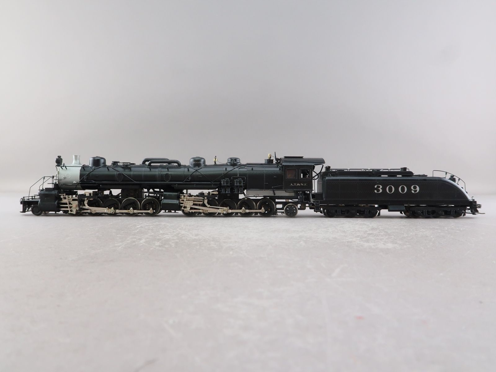 HO Brass Model - WMC AT&SF Atchison Topeka & Santa Fe 2-10-10-2 #3009 ...