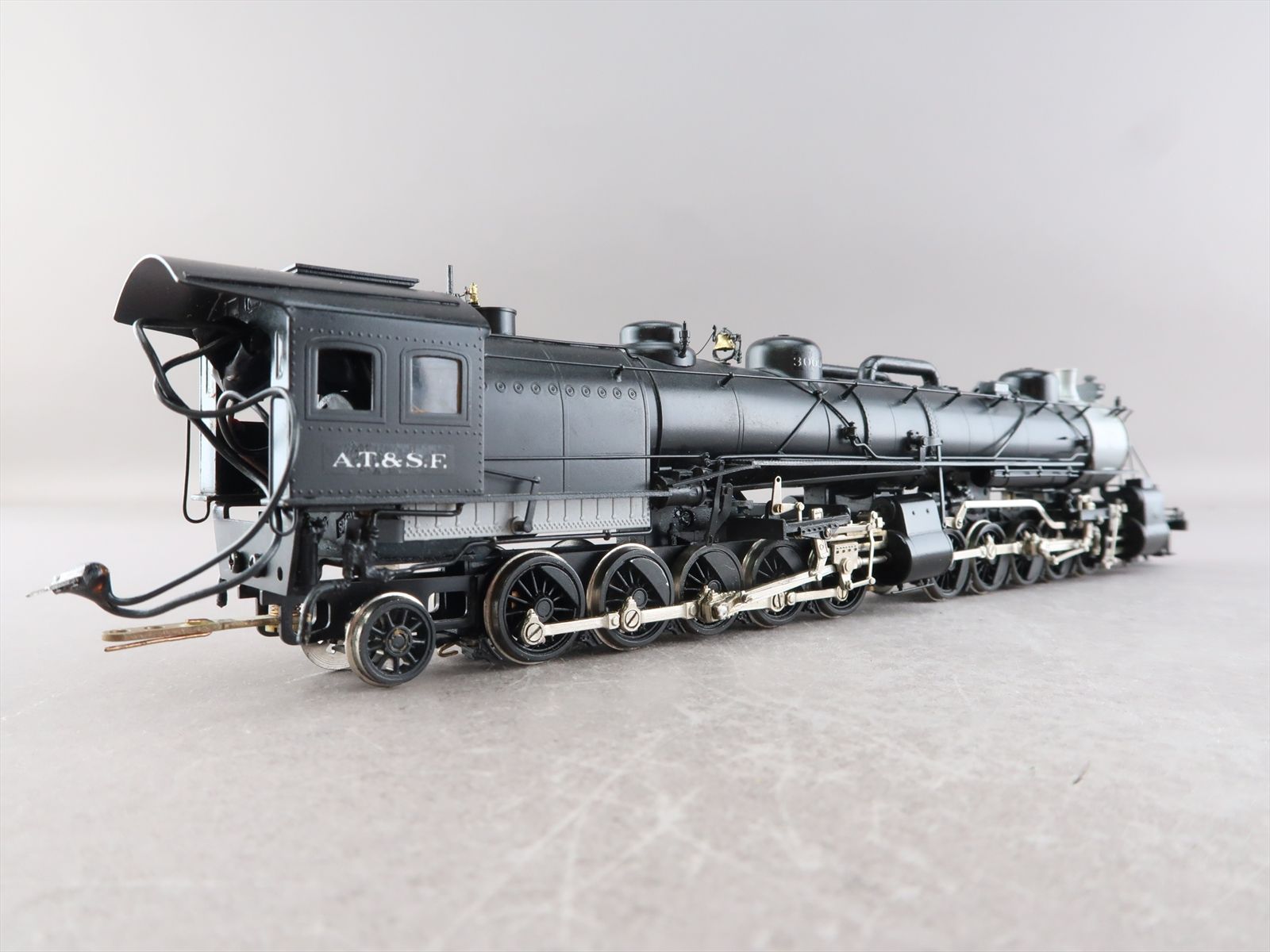 HO Brass Model - WMC AT&SF Atchison Topeka & Santa Fe 2-10-10-2 #3009 ...