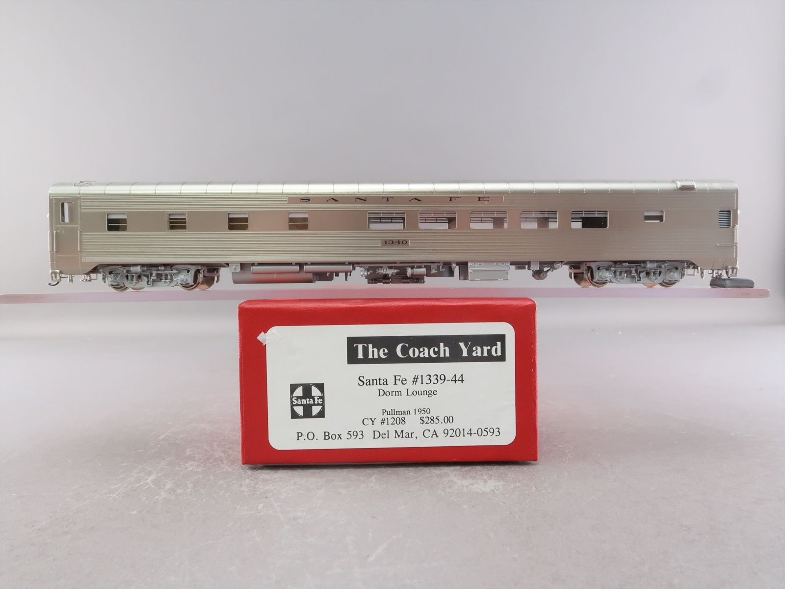 HO Brass Model - TCY 1208 AT&SF Santa Fe Dorm Dormitory Lounge #1340 ...