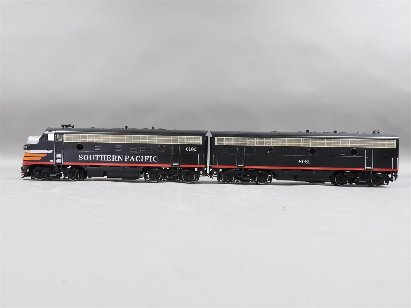 O Brass Model - Key CS#78 SP Southern Pacific F7 F7A F7B A-B Set Black ...