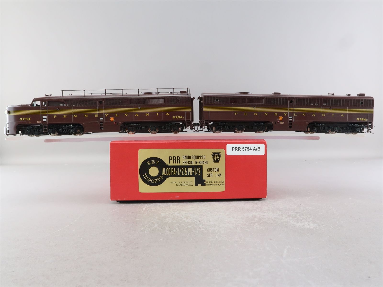 HO Brass Model - Key CS#44 PRR Pennsylvania Radio Equipped Special ...