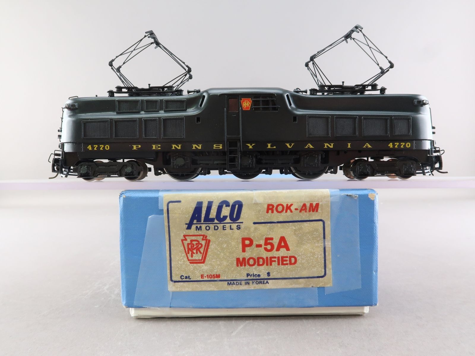 HO Brass Model - ALCO E-105M PRR Pennsylvania P-5A Modified #4770 ...