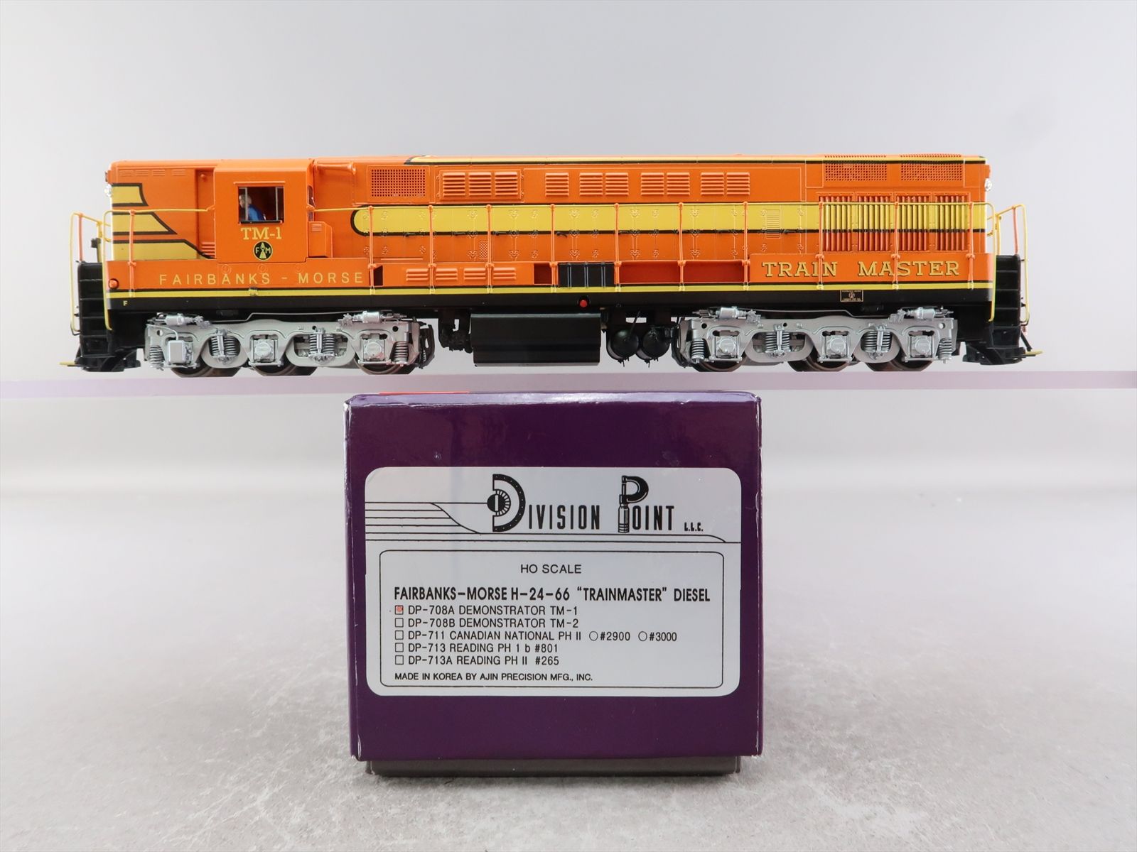 HO Brass Model - DP 708A Demo Demonstrator FM H-24-66 Trainmaster ...