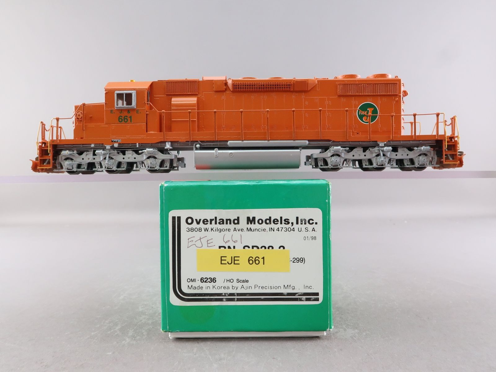 HO Brass Model - OMI 6236 BN as EJ&E Elgin Joliet & Eastern The J SD38-2 #661 - Pro Paint - 1998 ...