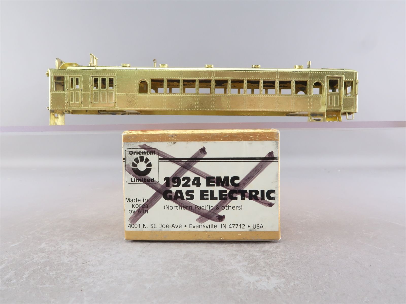 HO Brass Model Train - Oriental SOO Line 1925 EMC Gas Electric (Soo ...